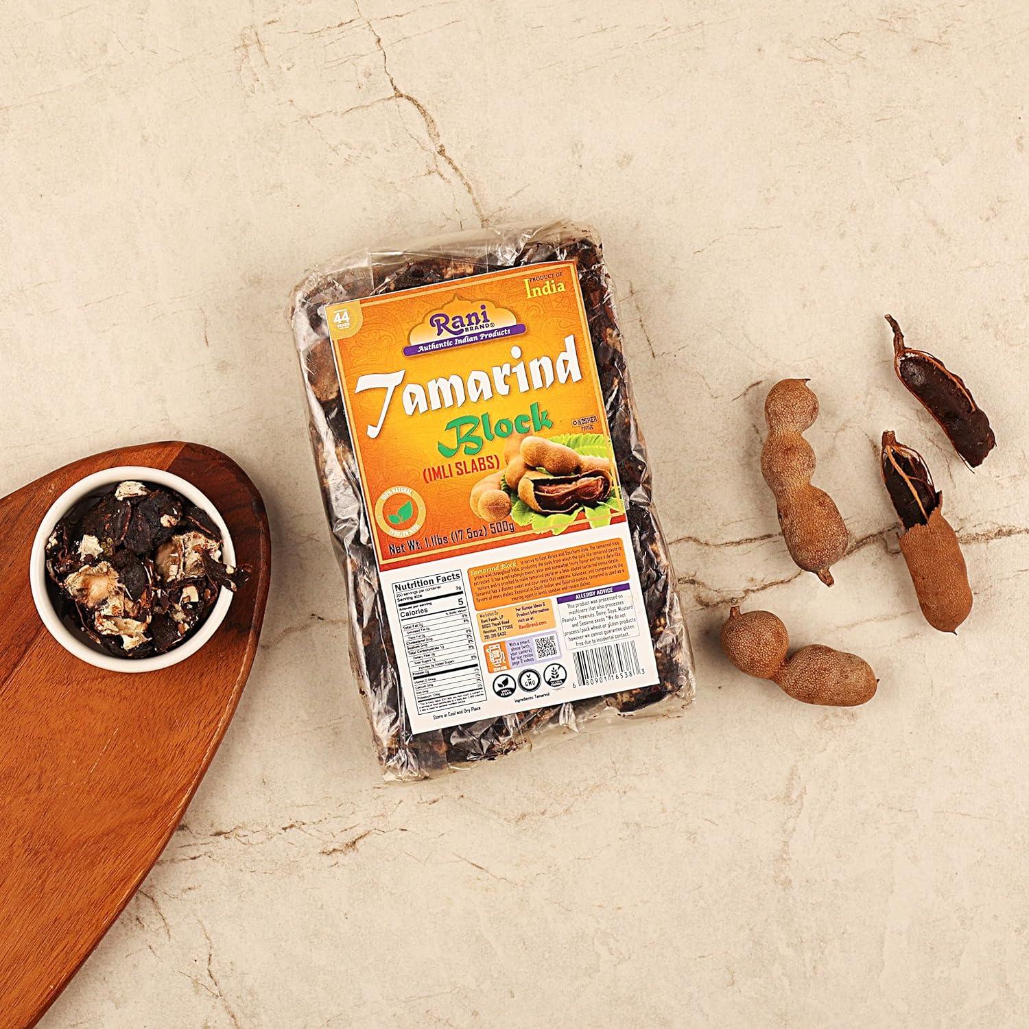 Rani Tamarind Block 17.5oz (1.1lbs) - All Natural, Vegan, Gluten ...