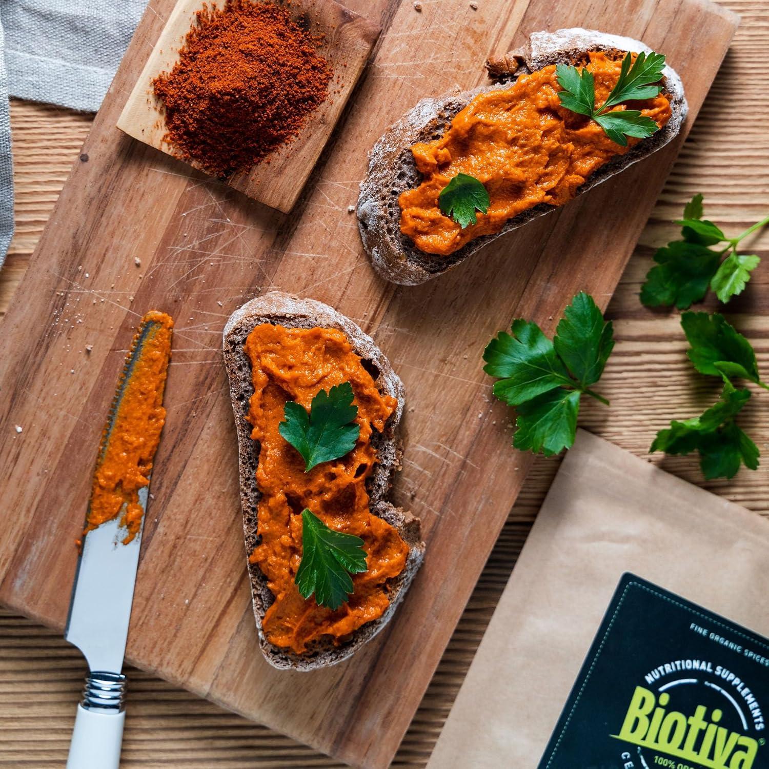 Organic hot paprika ground 100g - Intense paprika powder - 100% organic ...