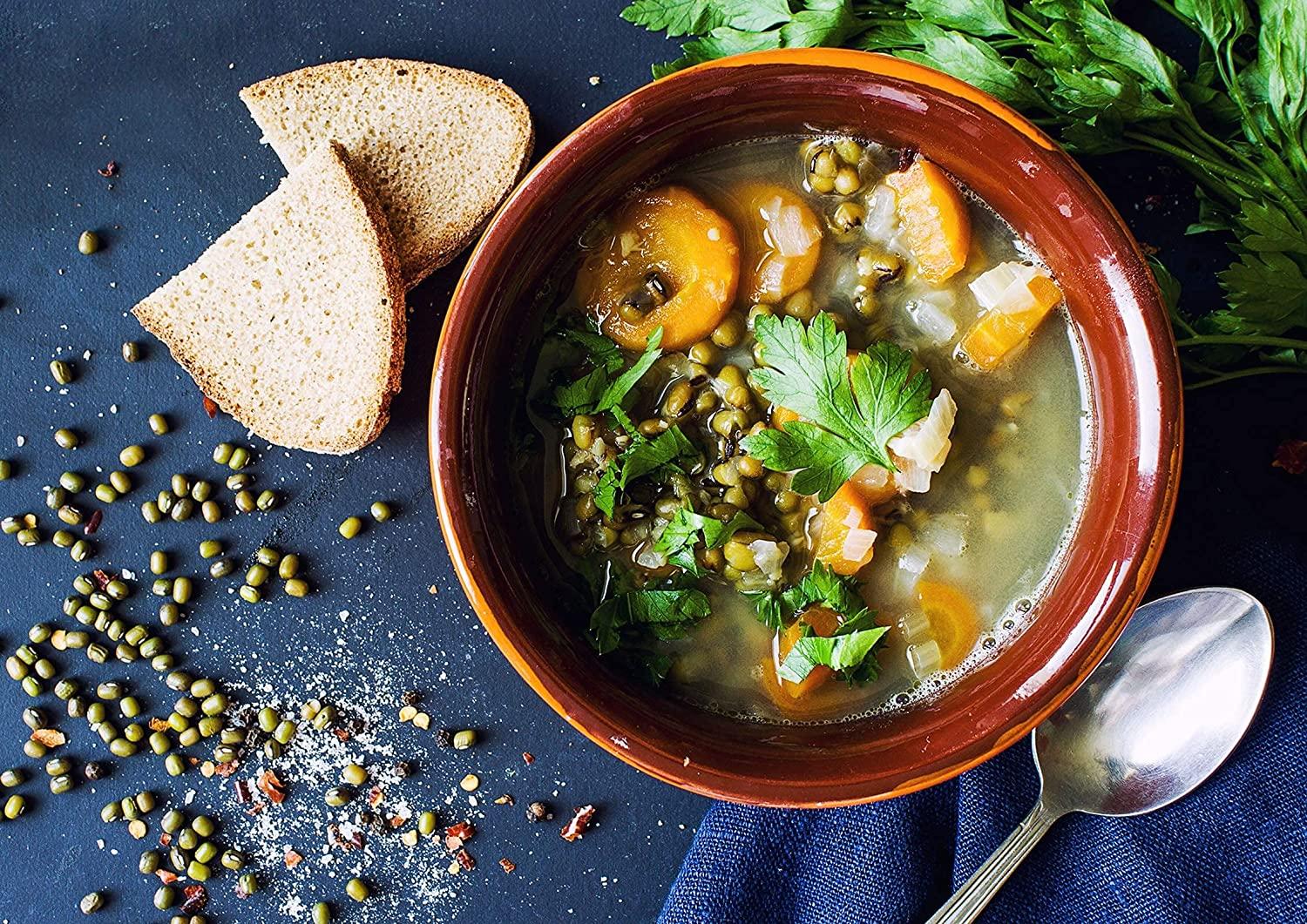 Organic Mung Beans, 3 Pounds Non-GMO, Whole Dried Beans, Green Gram ...