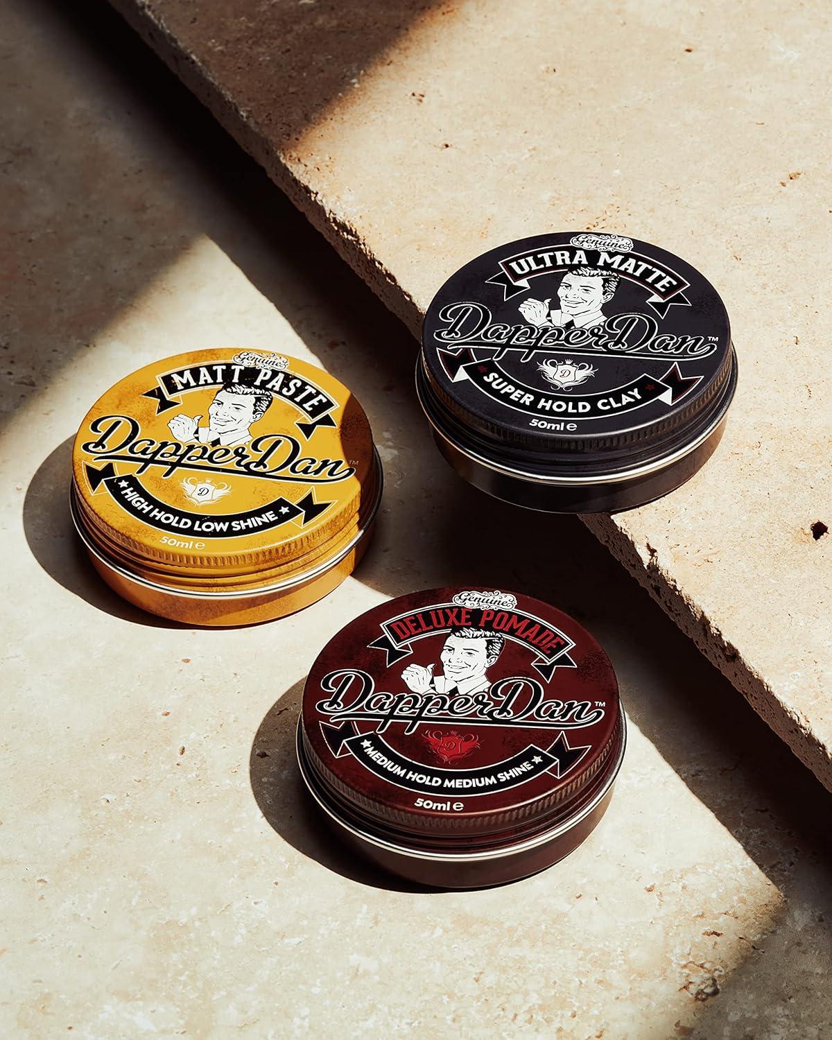 Dapper Dan Deluxe Pomade - Medium Hold & Shine (50ml) | Flexible Water Based Formula for Men ...