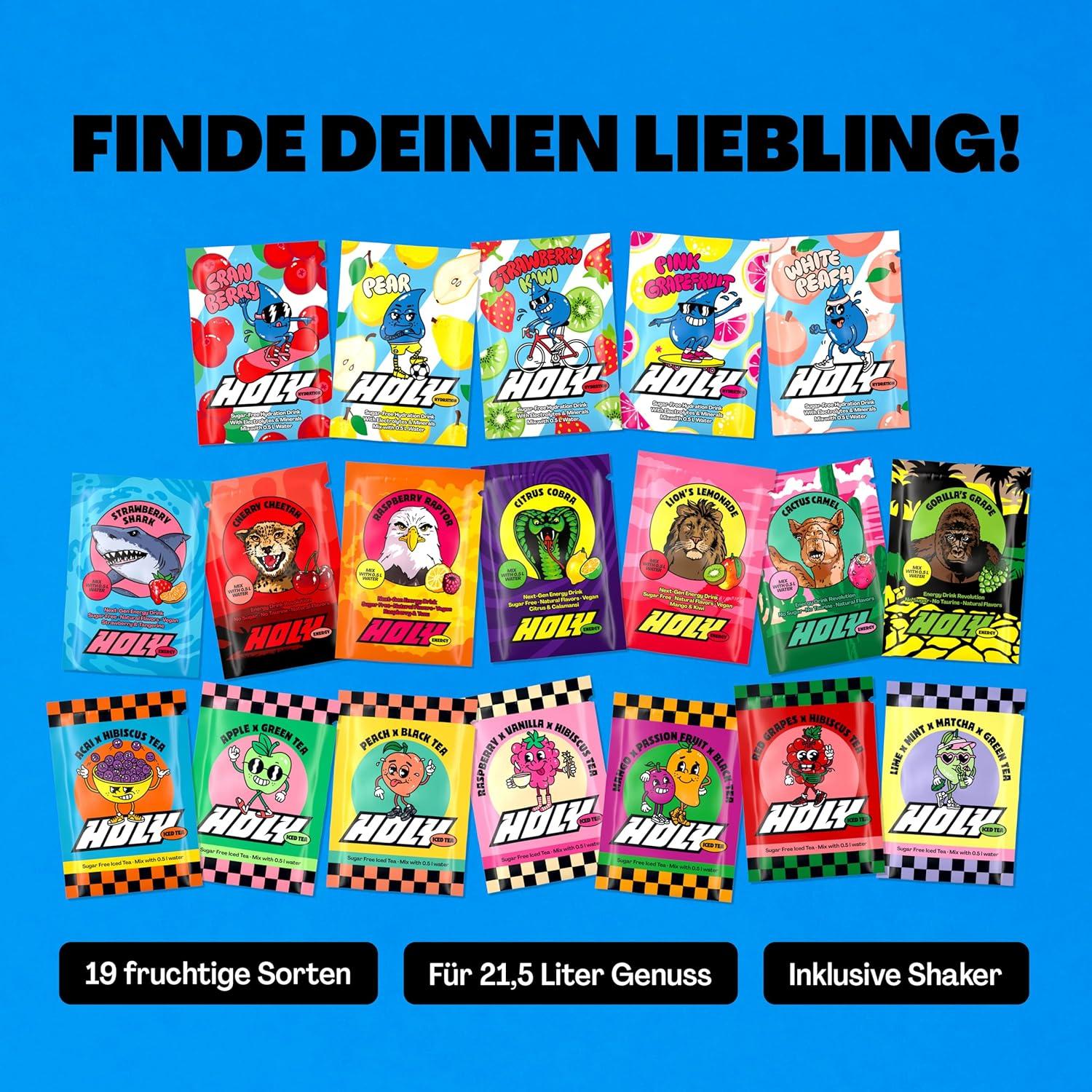 Buy Holy Energy Starter Set Deluxe - 43 Portions of Holy Iced Tea ...