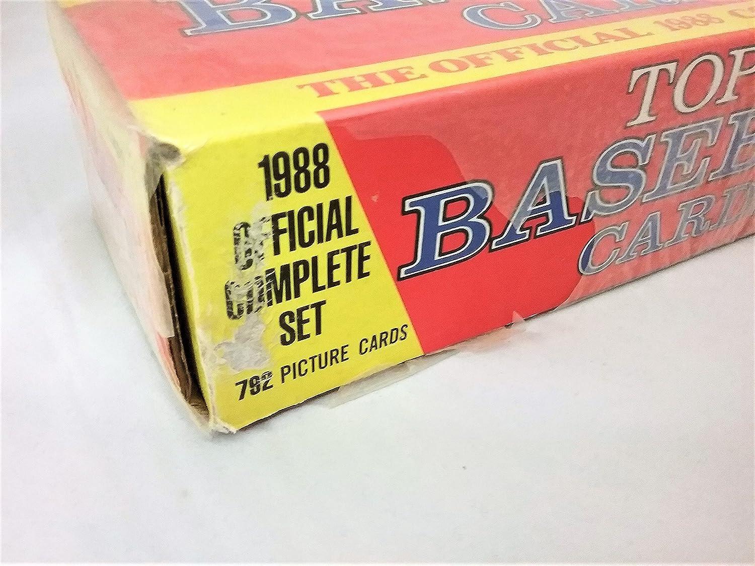 Topps 1988 Baseball Cards Factory Sealed Set | Complete MLB Collection ...