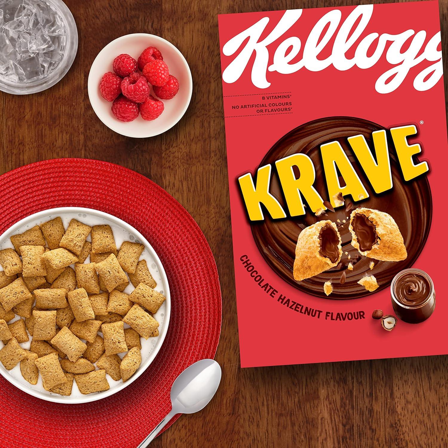 Kellogg's Krave Chocolate Hazelnut Breakfast Cereal 750g | Buy Now with ...