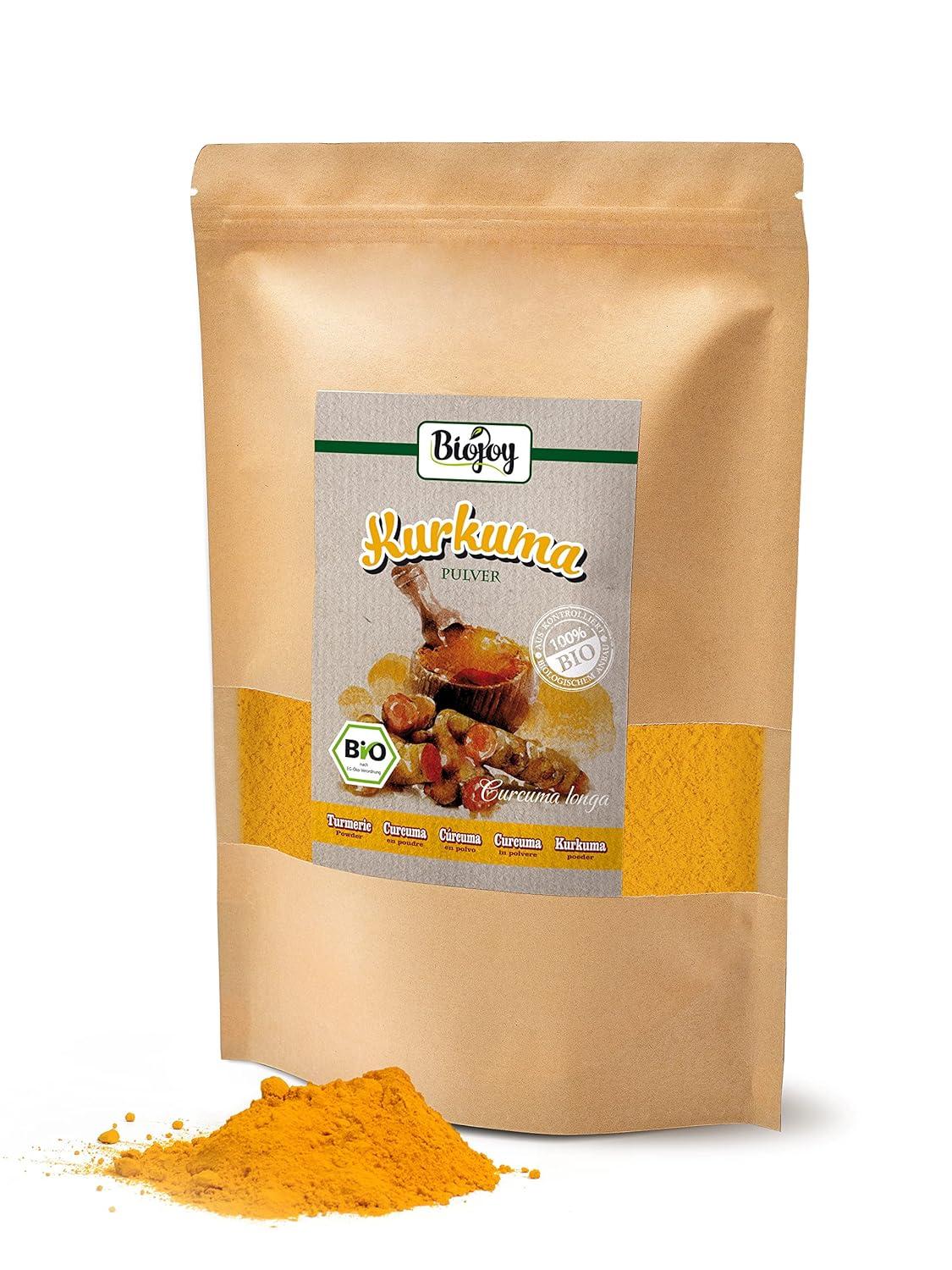 Buy Biojoy Organic Turmeric Powder 1 kg - Premium Ground Turmeric Root ...