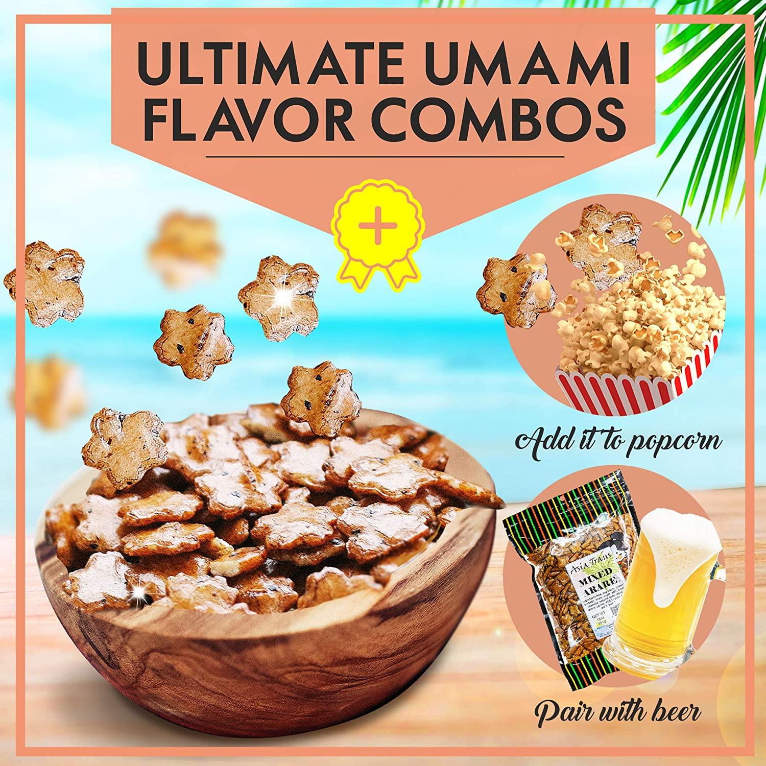 Asia Trans Mixed Arare Rice Crackers - Hawaiian Favorite Sweet & Salty ...