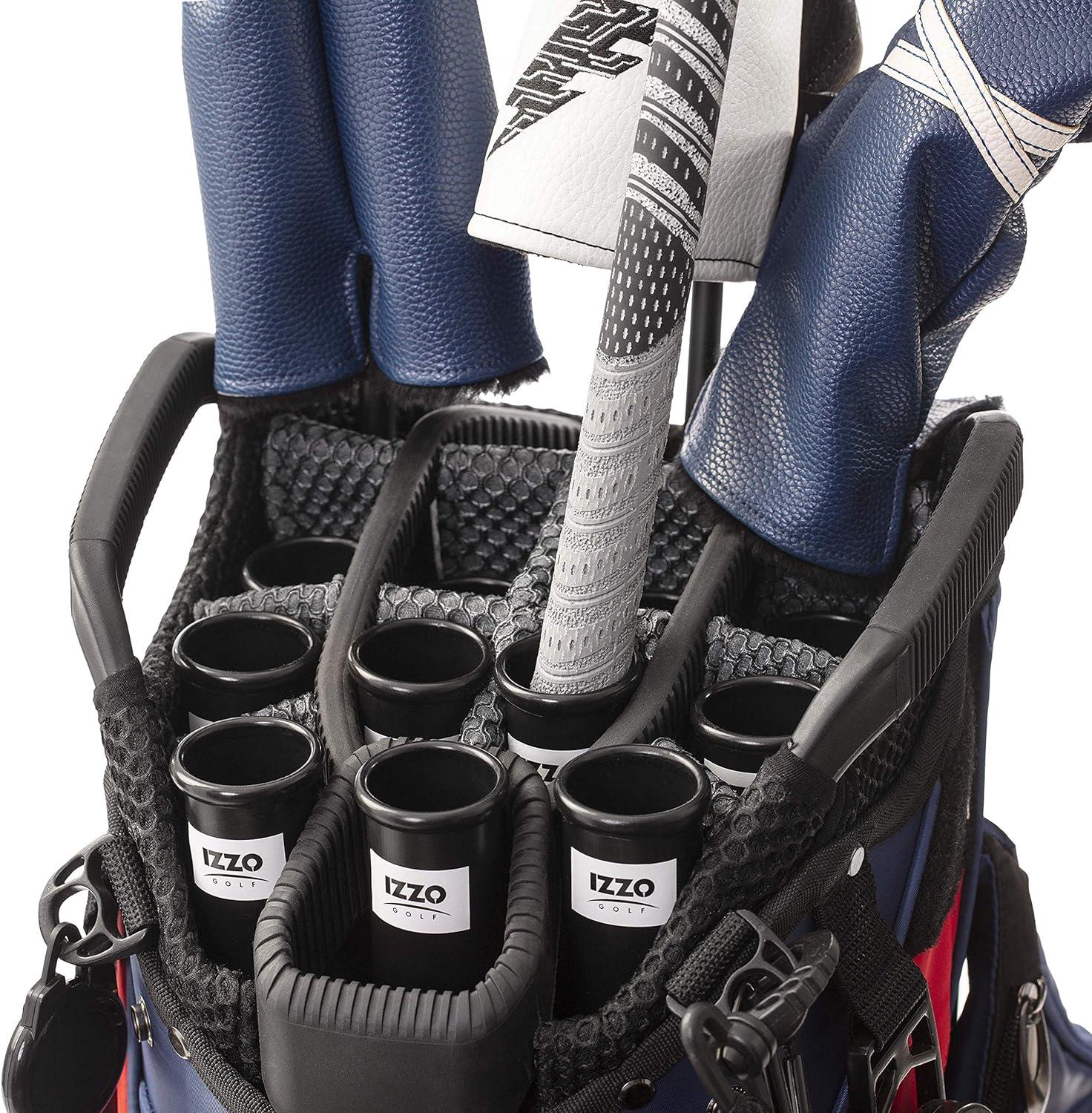 Izzo Golf Black Plastic Club Tube 1.25'' - 14 Pack | Durable Storage ...