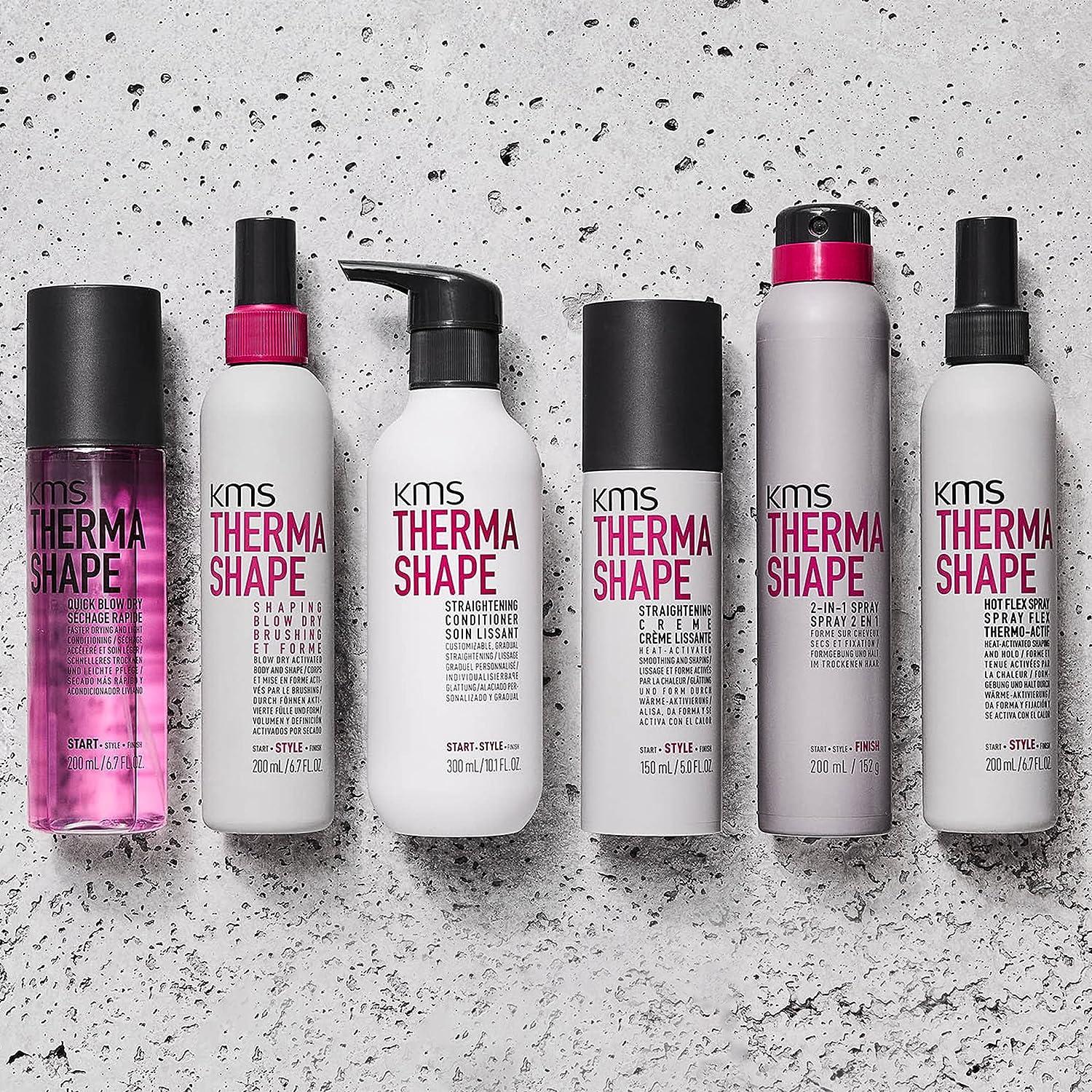 KMS THERMASHAPE Hot Flex Heat Styling Spray 6.7 oz - Professional Heat ...