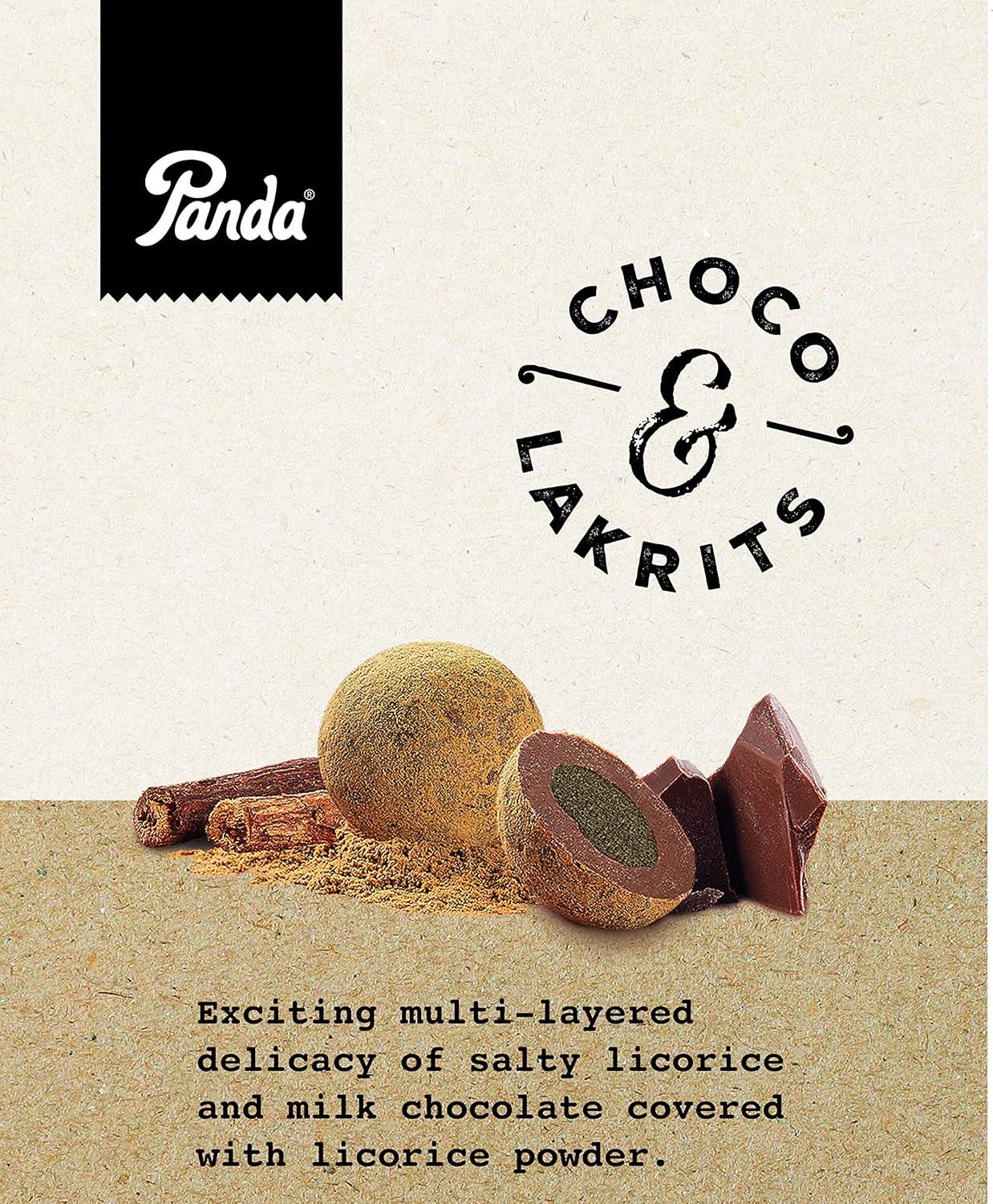 Panda Chocolate & Licorice Original - Salty Licorice & Milk Chocolate ...