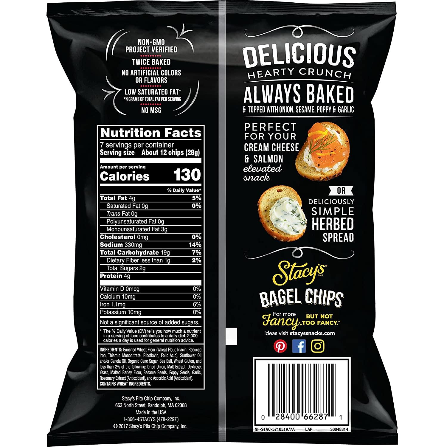 Stacy's Everything Flavored Bagel Chips - 7oz Bag | Buy Now with ...