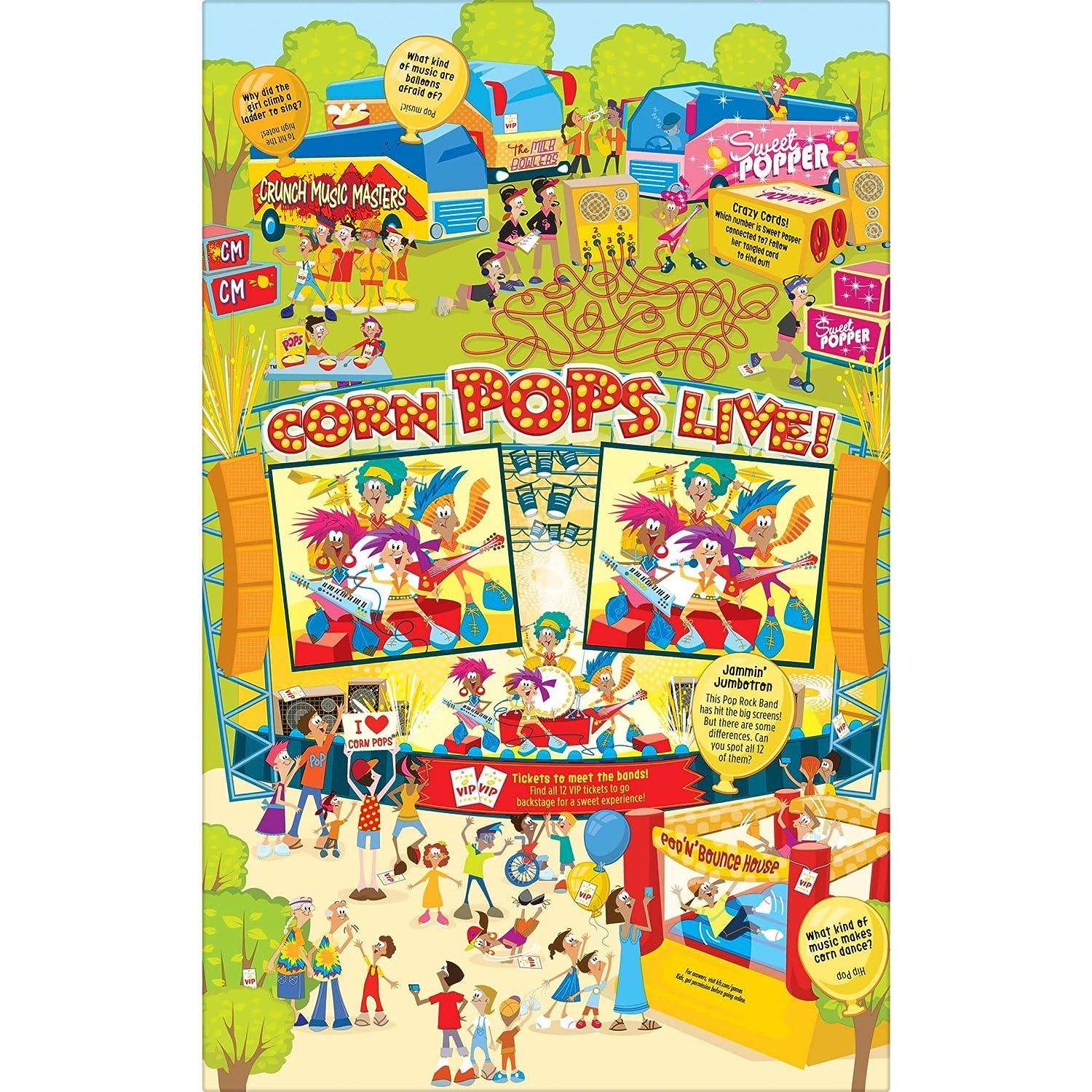 Kellogg's Corn Pops Cereal 14.6oz - Kids' Favorite Breakfast Snack with ...