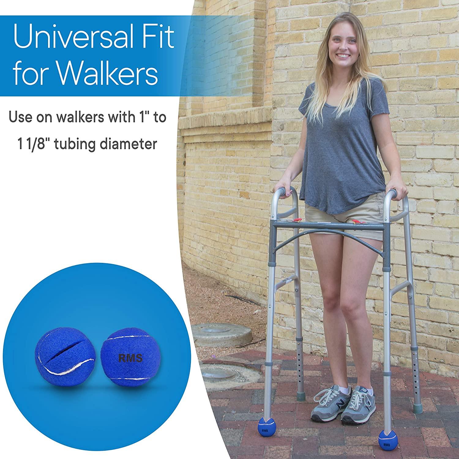 RMS Walker Glide Balls - A Set of 2 Balls with Precut Opening for Easy ...