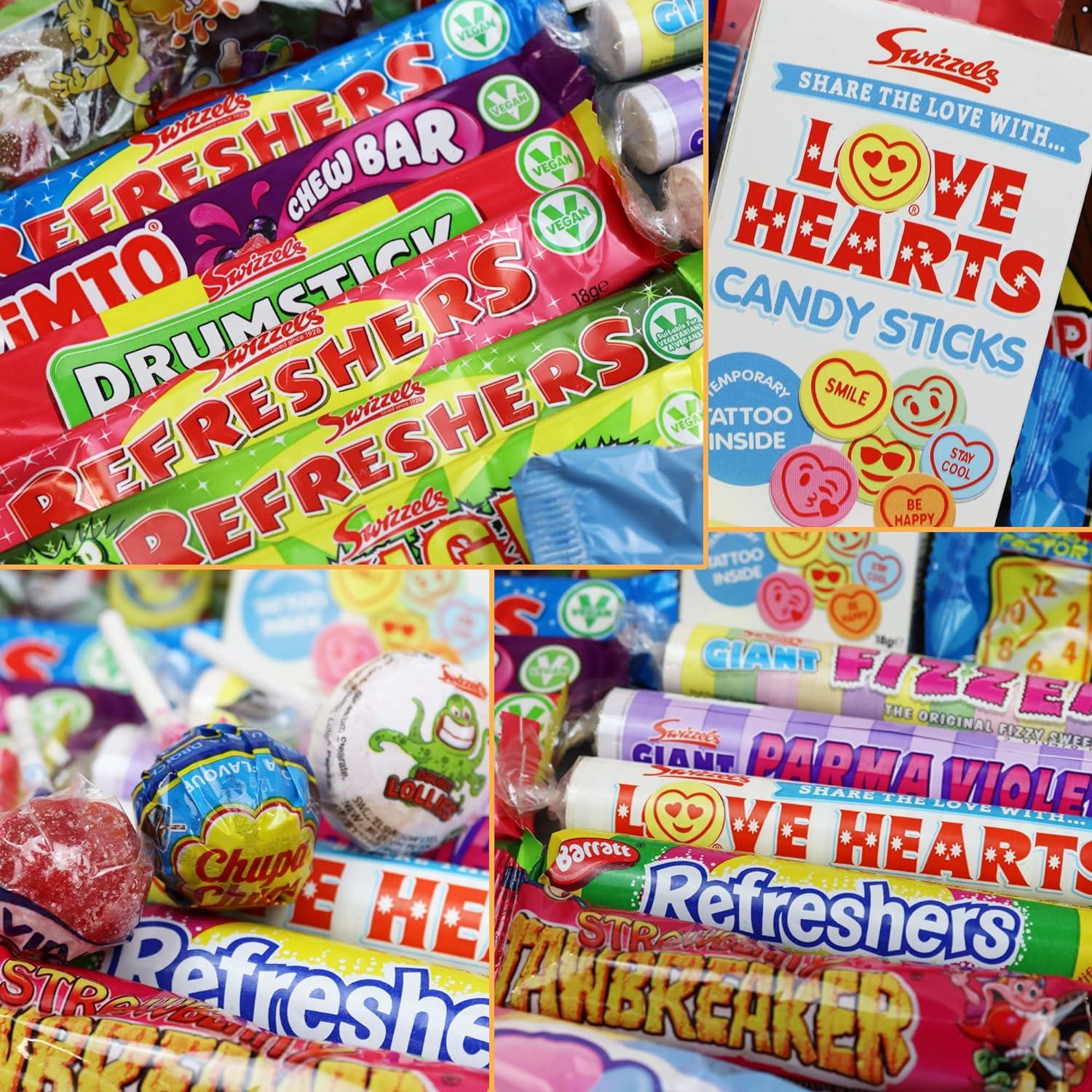 Retro Sweets Gift Box Hamper Selection Box from The Bundle Hut: Packed ...