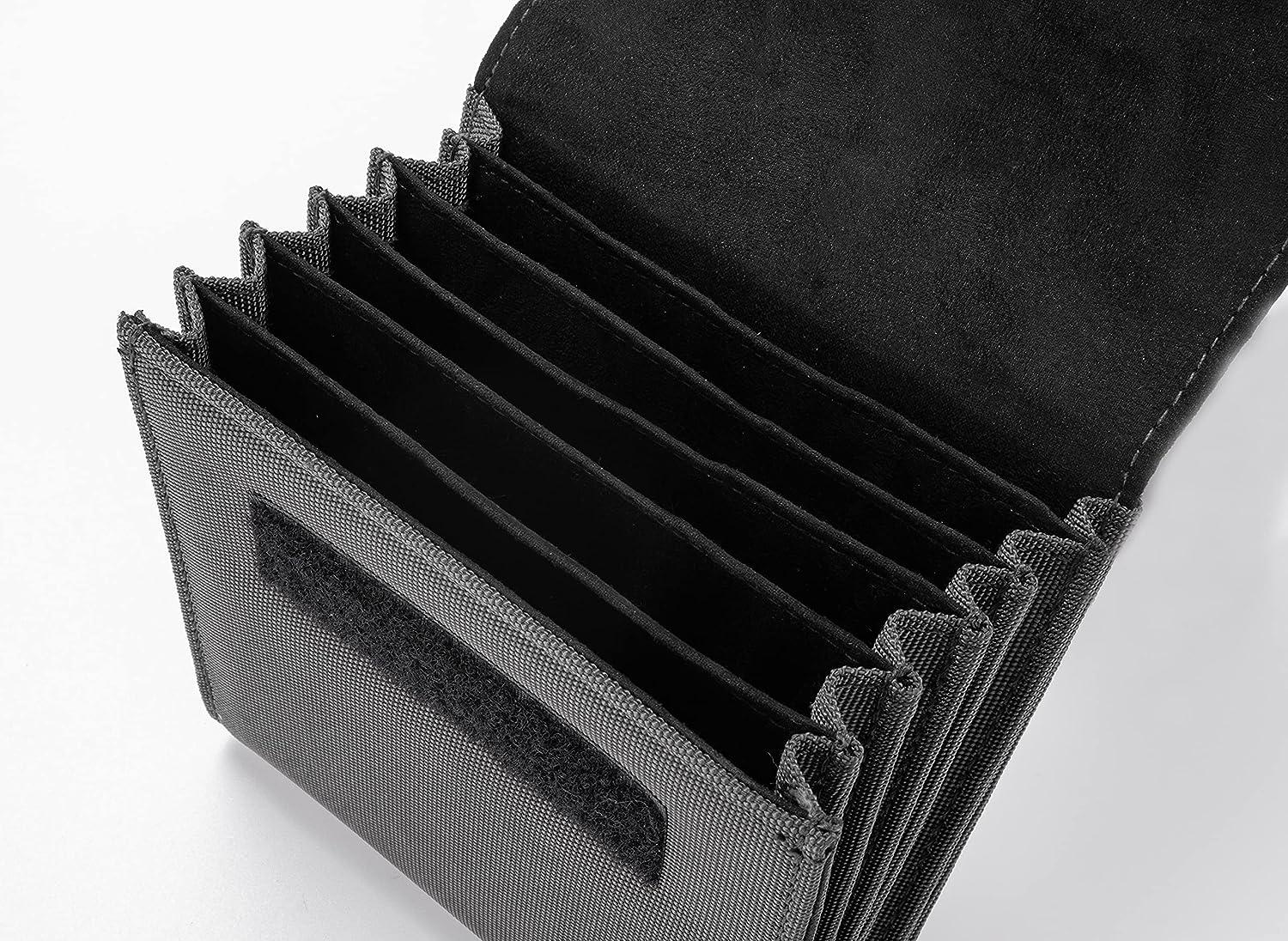 Kase 6 Pocket Filter Storage Pouch - 112mm 105mm 95mm Travel Wallet ...