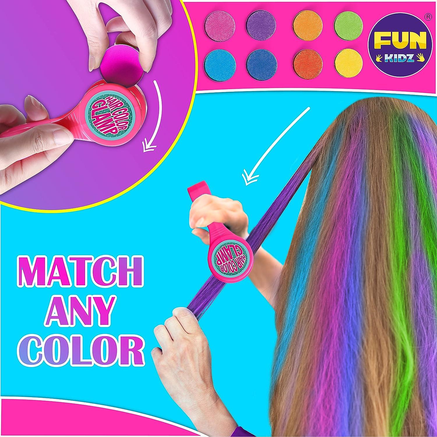 FunKidz Hair Braiding Kit for Girls 8-12 | Handheld Temporary Hair ...