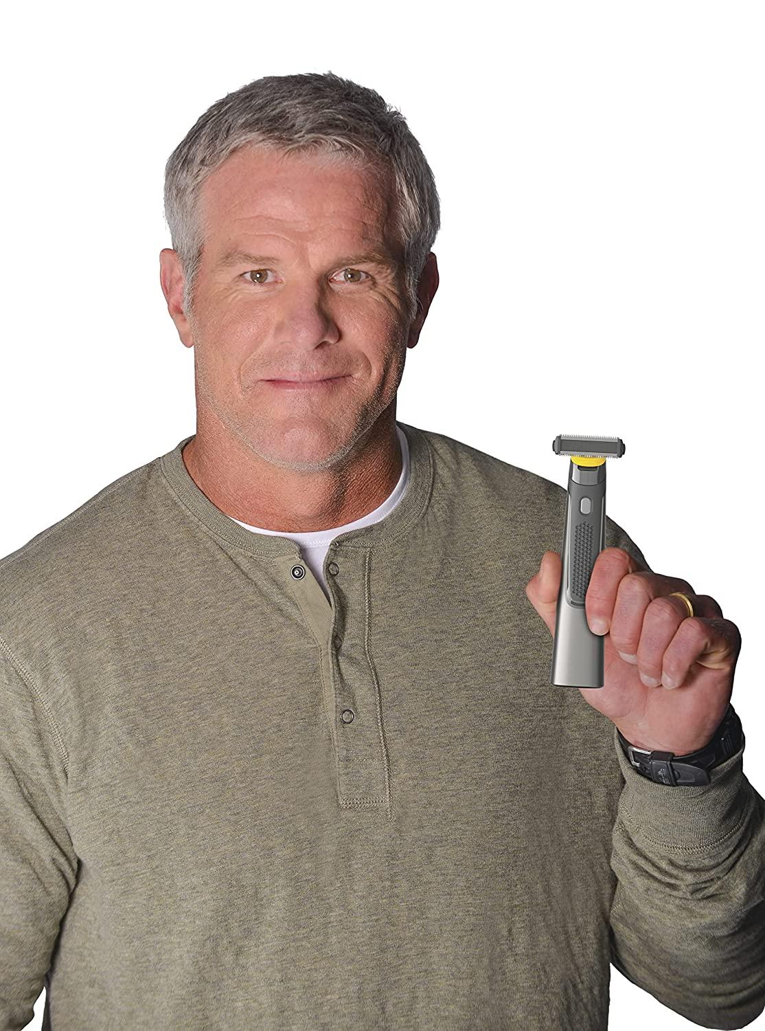MicroTouch SOLO Titanium Razor: Rechargeable Beard & Body Grooming Tool ...
