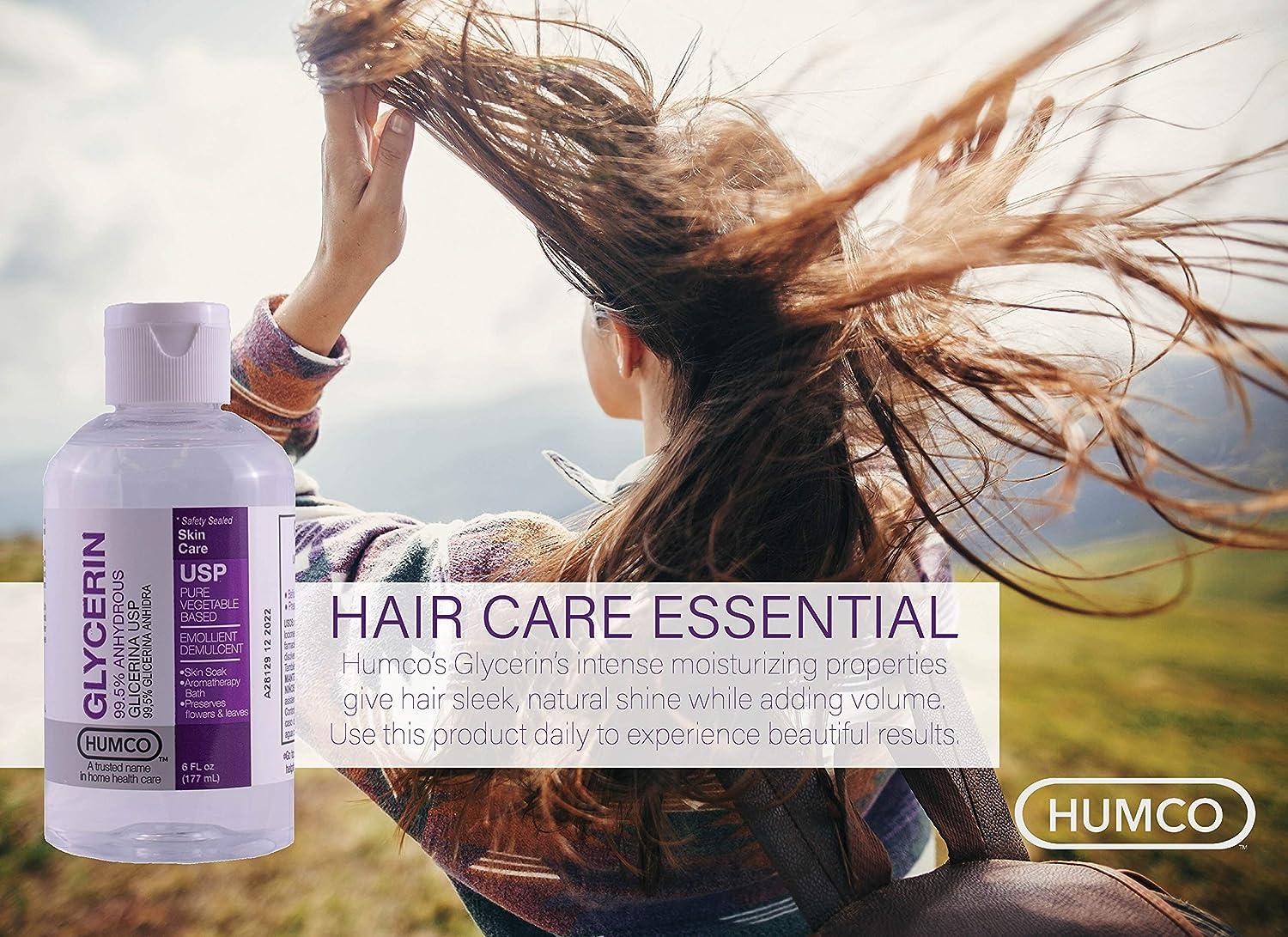 HUMCO Glycerin USP Grade Ointment 6 Fl Oz - Pure Natural Vegetable ...