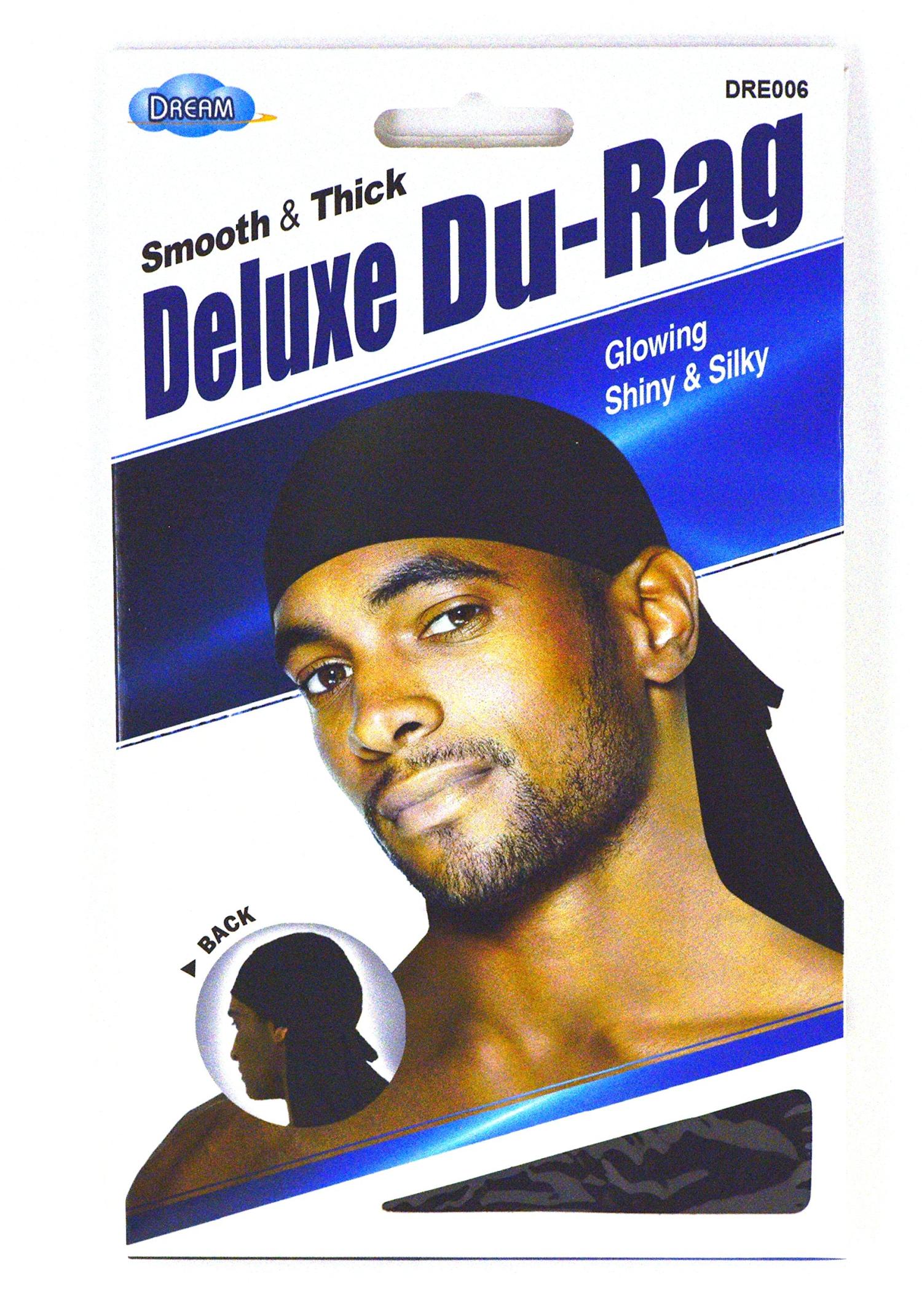 Dream Deluxe Du-Rag - Smooth & Thick Black - One Size | Buy Now with ...