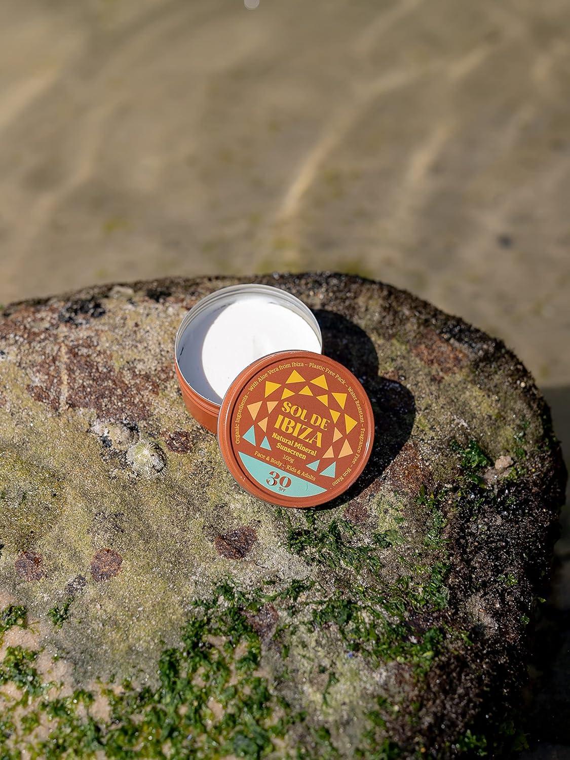 Sol de Ibiza Plastic Free SPF30 Mineral Sunscreen - 100g | Waterless ...