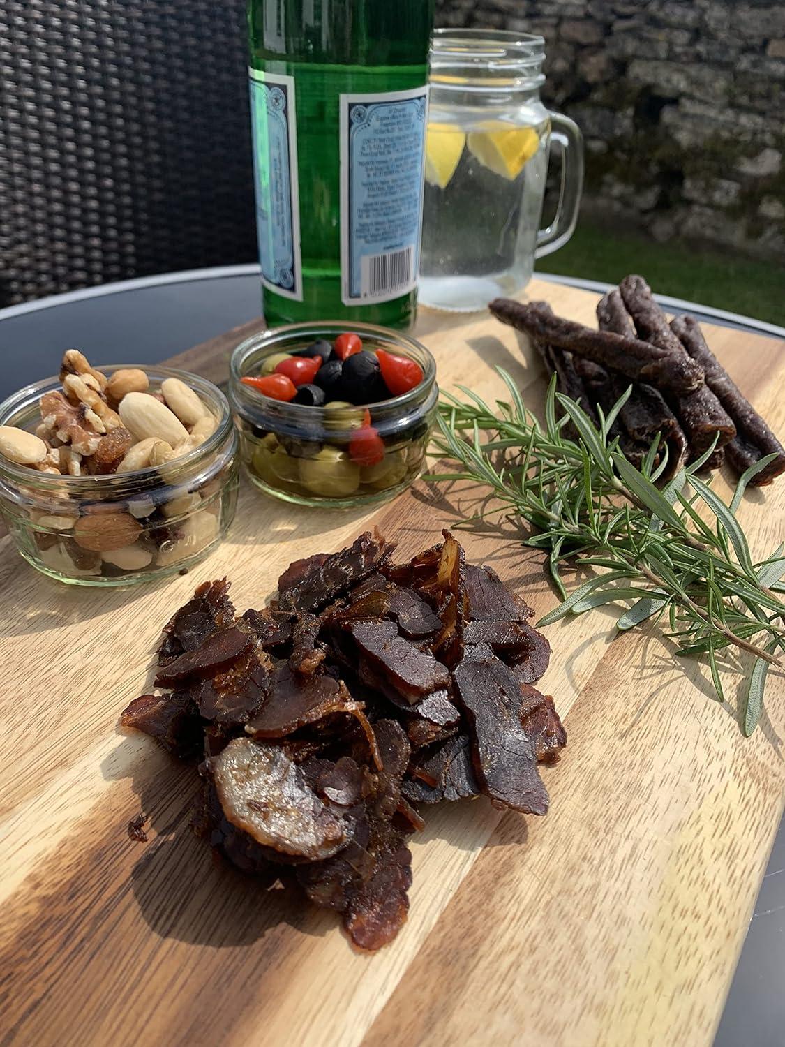 The Biltong Man | Tasty Traditional Fatty Beef Biltong | (500 Grams ...