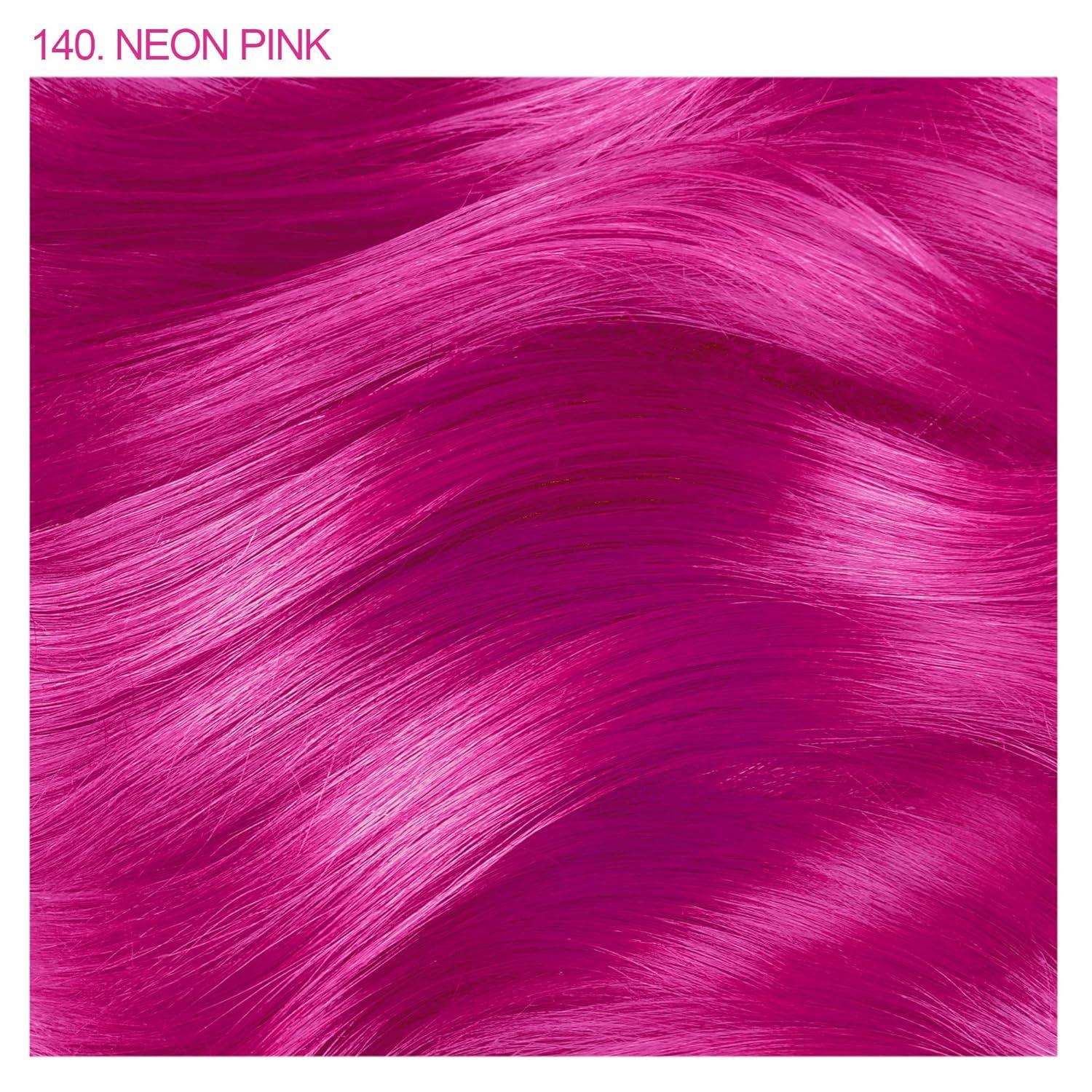 Adore Neon Pink Hair Dye - Vegan & Cruelty-Free - 4 Fl Oz (Pack of 2 ...