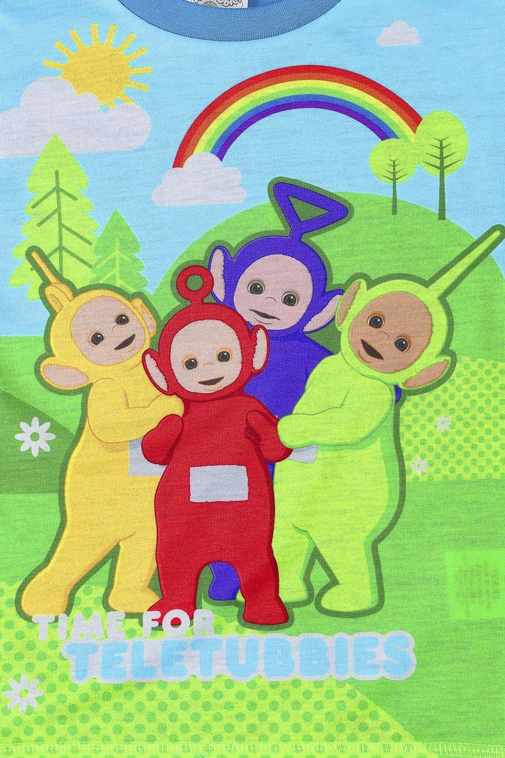 Teletubbies 2-3 Years Blue Long Pyjamas - Tinky-Winky, Dipsy, Laa Laa ...