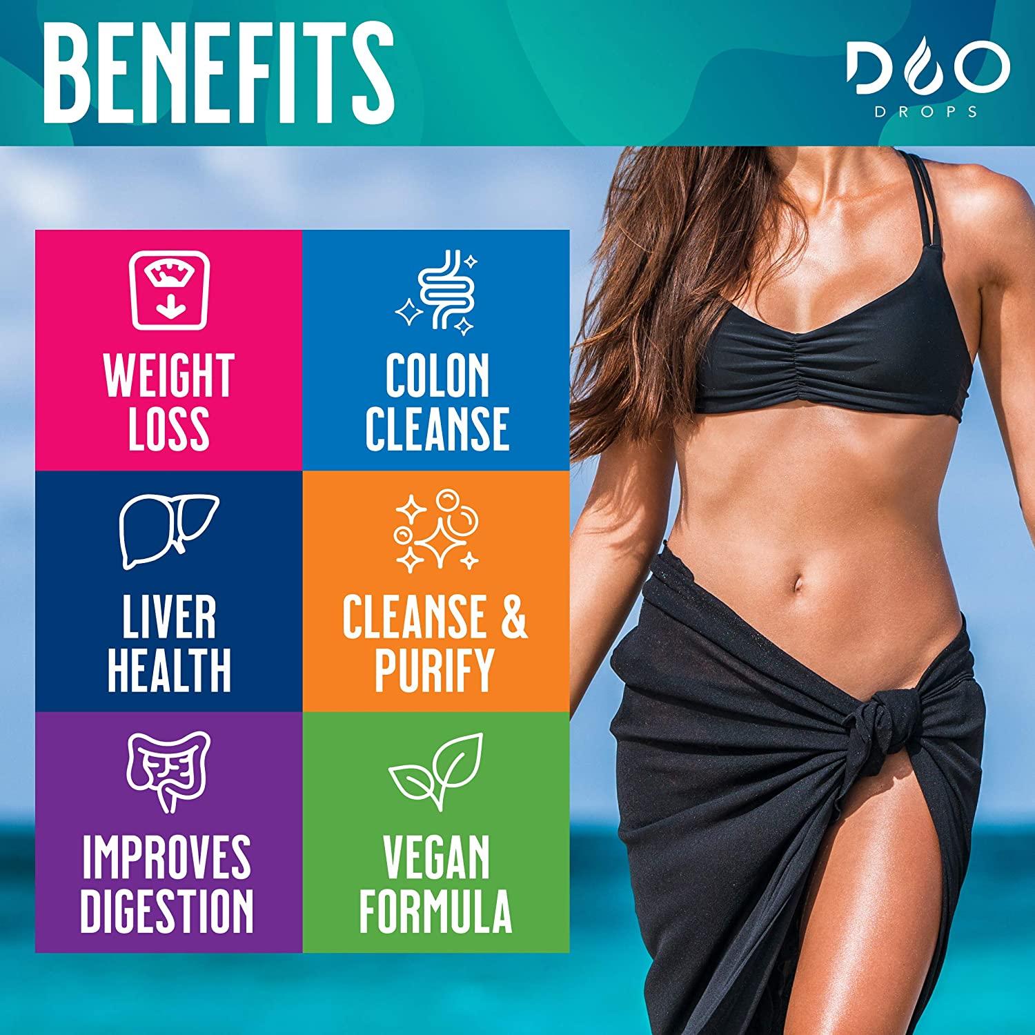 Detox Drops 14 Day Cleanse For Colon And Digestion Reduce Bloating