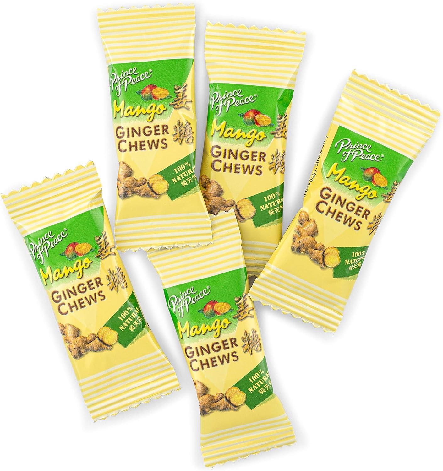 Prince of Peace Ginger Chews with Mango 1 lb. Candied Ginger Mango ...