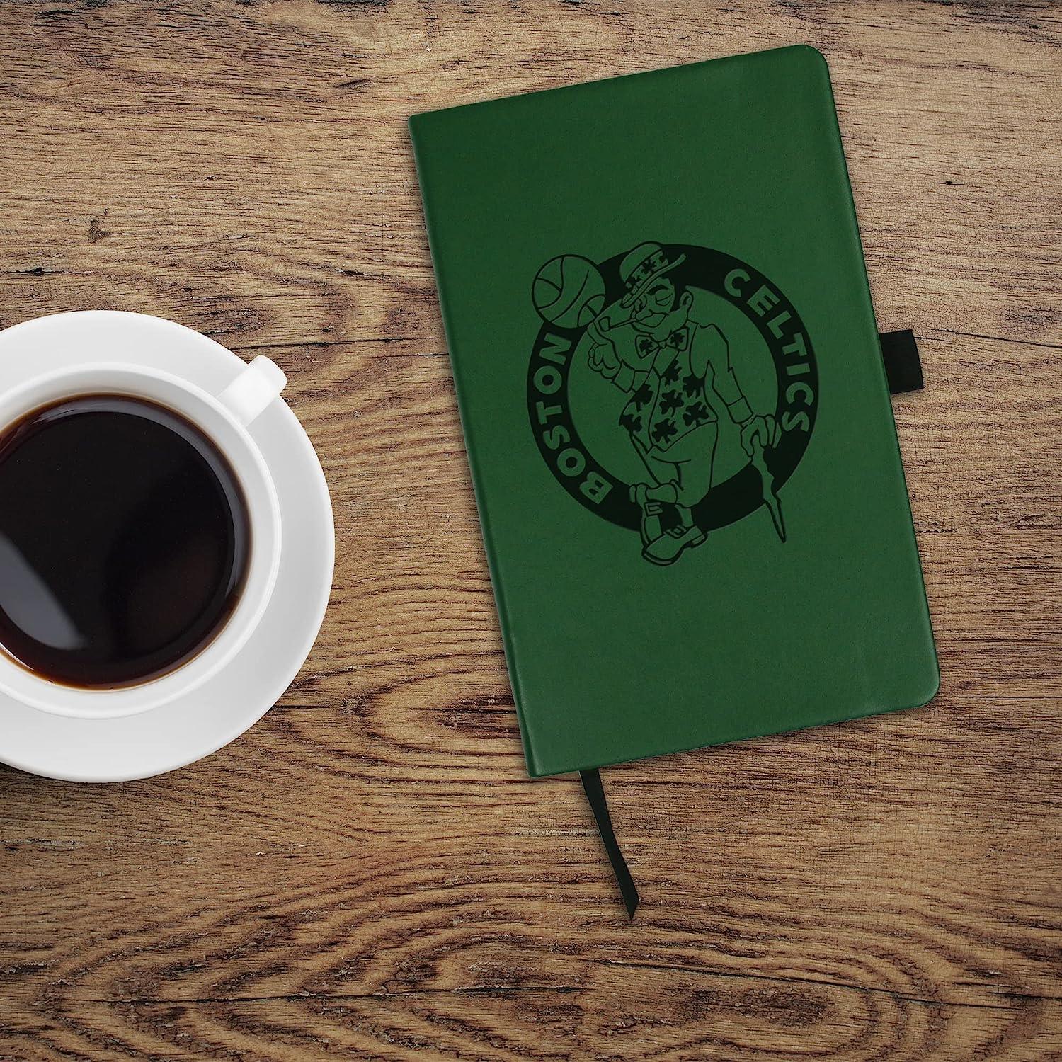 NBA Boston Celtics Laser-Engraved Color Notepad 5.25 x 8.25-inches ...