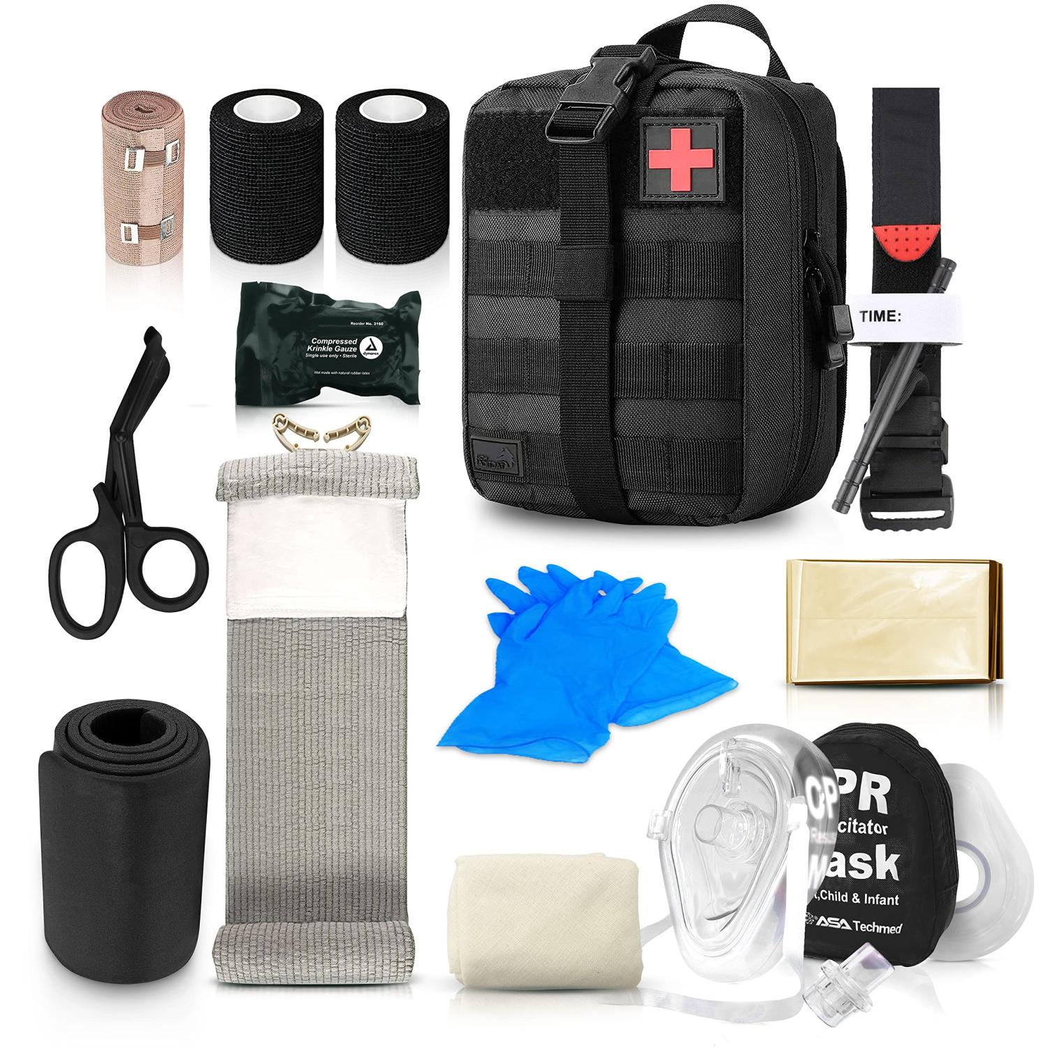 ASA TECHMED Everyday Carry Trauma Kit - Compact Lightweight IFAK for ...