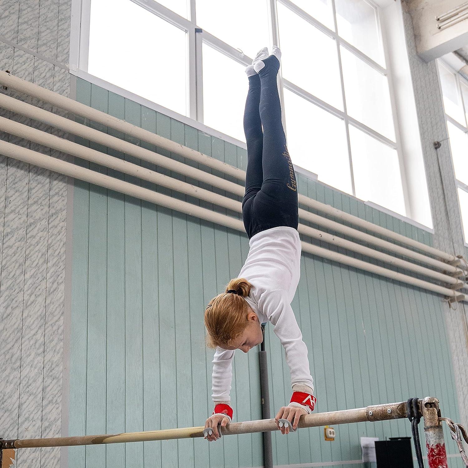 HOLVIST Leather Gymnastics Grips for Girls 7-12 | 2-Hole Women's Hand ...