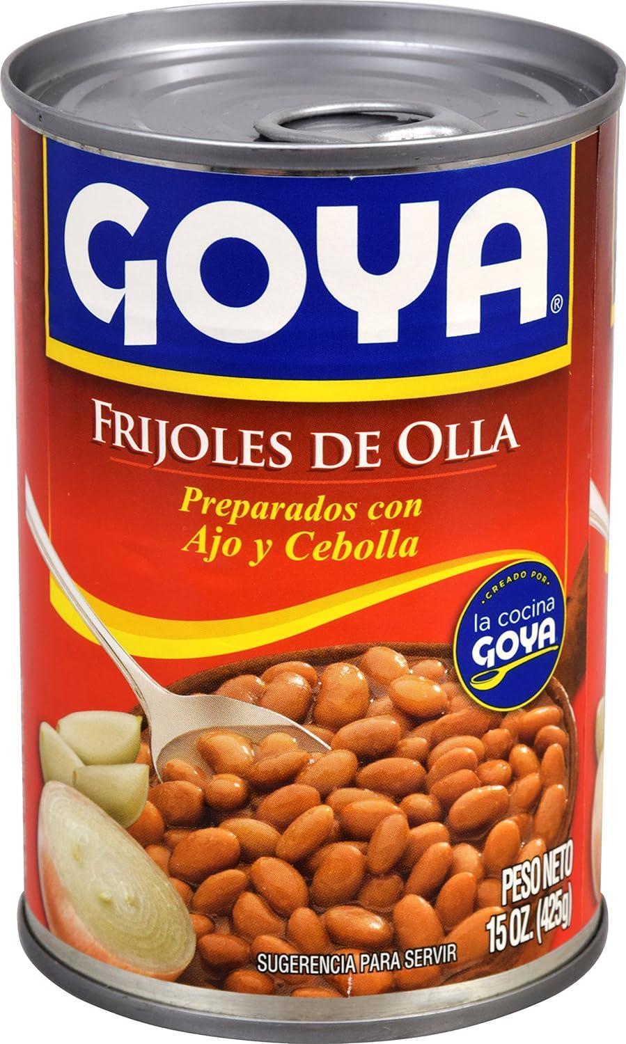 Goya Foods Mexican Style Pinto Beans 15oz (Pack of 24) - Authentic ...
