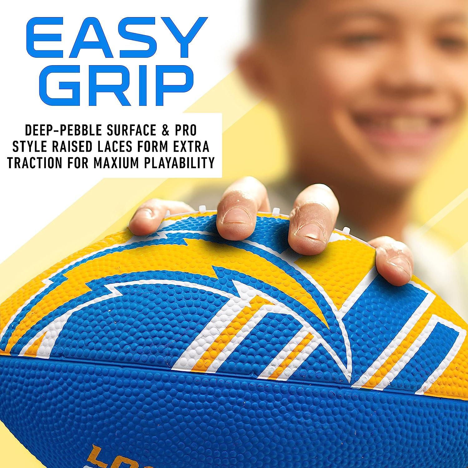 Franklin Sports NFL Los Angeles Chargers Youth Mini Football + Air Pump ...