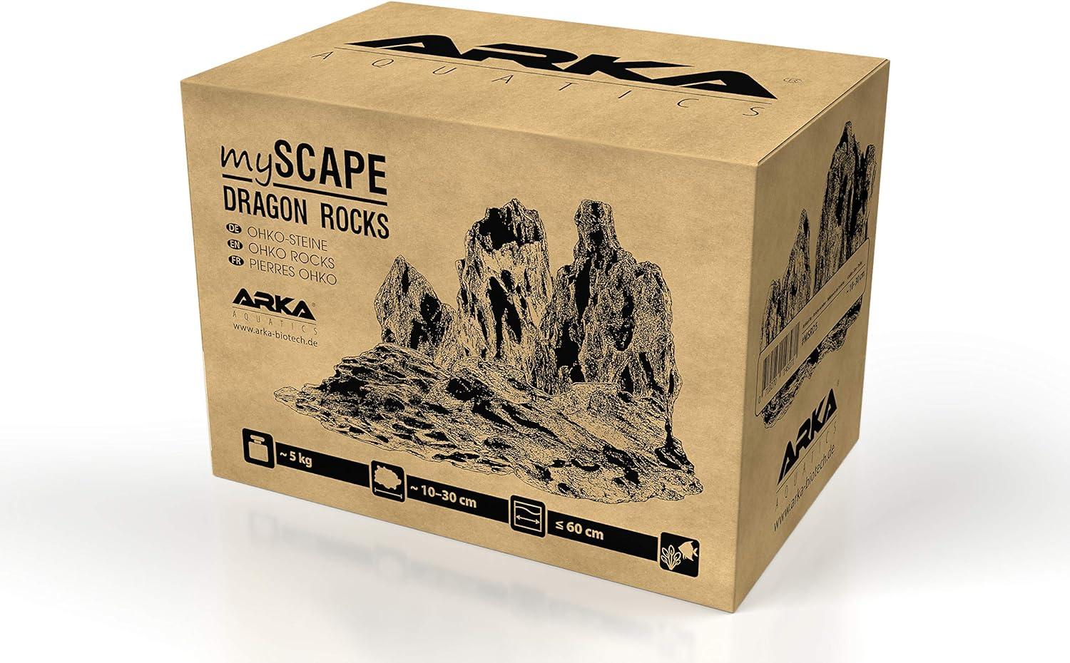 ARKA Aquatics MSRD5 myScape-Rocks Dragon Stones 5 kg - Natural Rock for ...