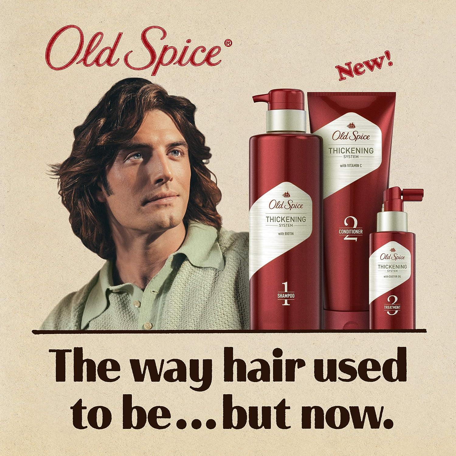 Old Spice Men's Hair Thickening Conditioner with Vitamin C - 10.9 Fl Oz ...