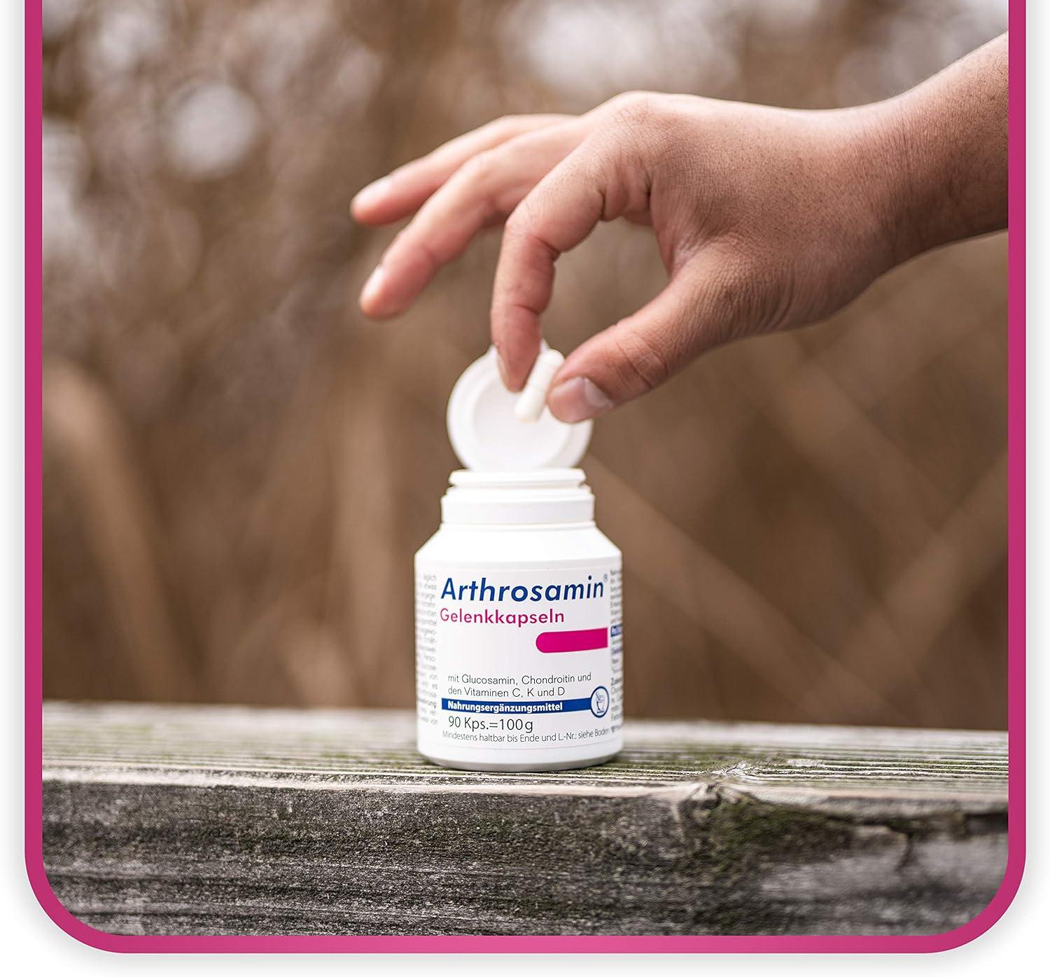 Arthrosamine Joint Capsules - High-Dose Glucosamine & Chondroitin for ...