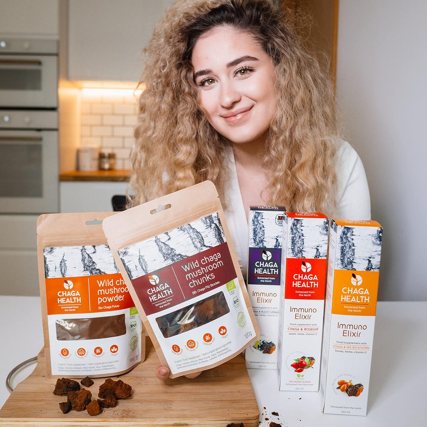 Chaga Health Chaga Pilz Brocken Bio - Organic Wild Chaga Mushrooms from ...