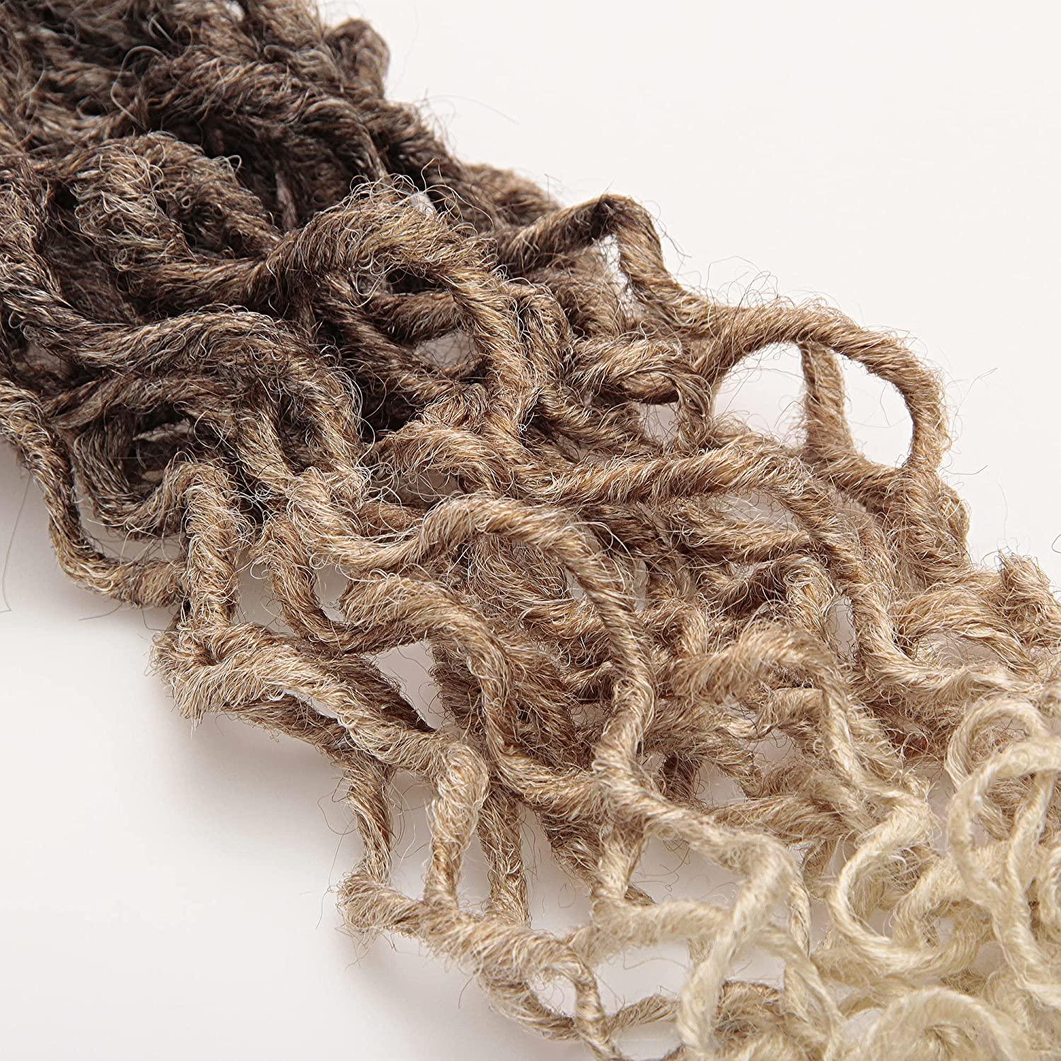 Goddess Faux Locs Crochet Hair 6 Pack - Beach Locs Afro Dreadlocks ...