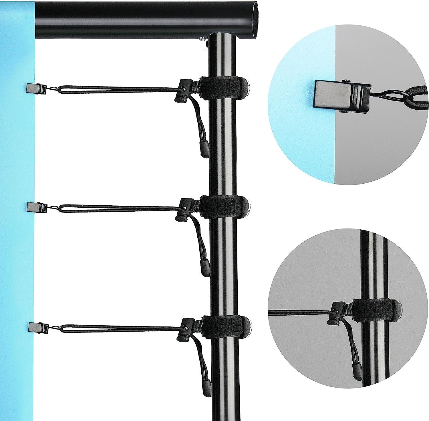 SLOW DOLPHIN 10Ft Adjustable Backdrop Support System Kit - Studio ...