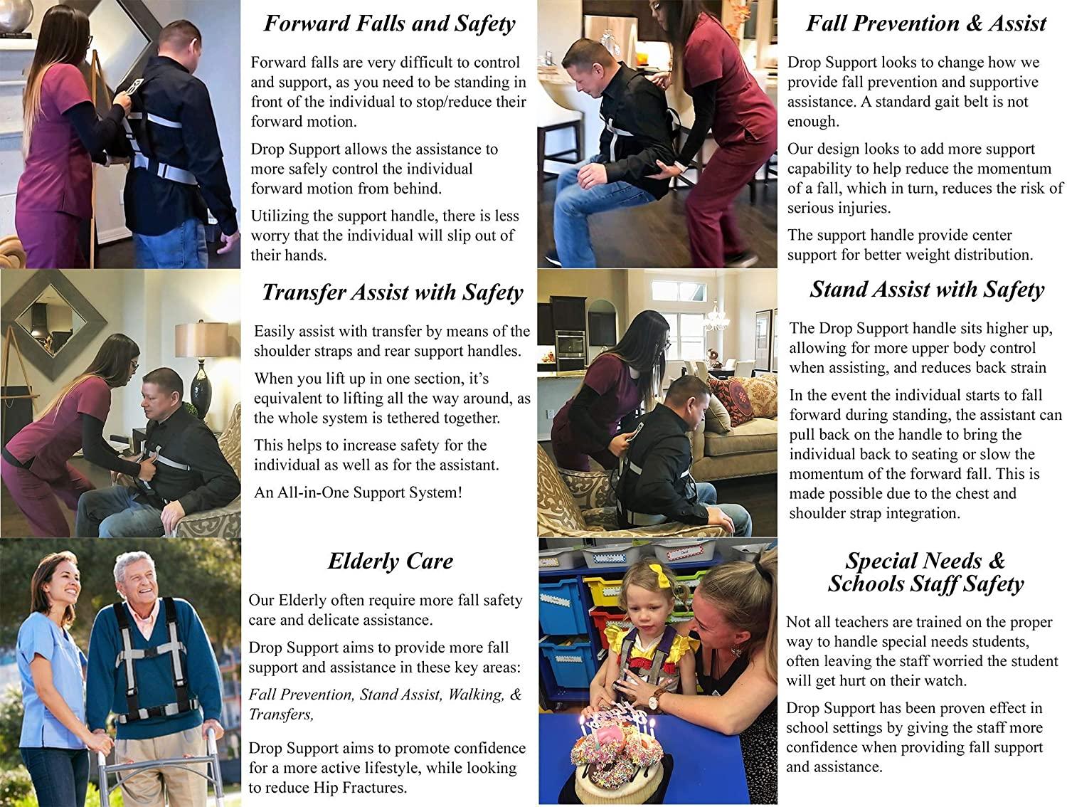 Drop Support Harness for Patient Fall Prevention | Epilepsy, Parkinson ...