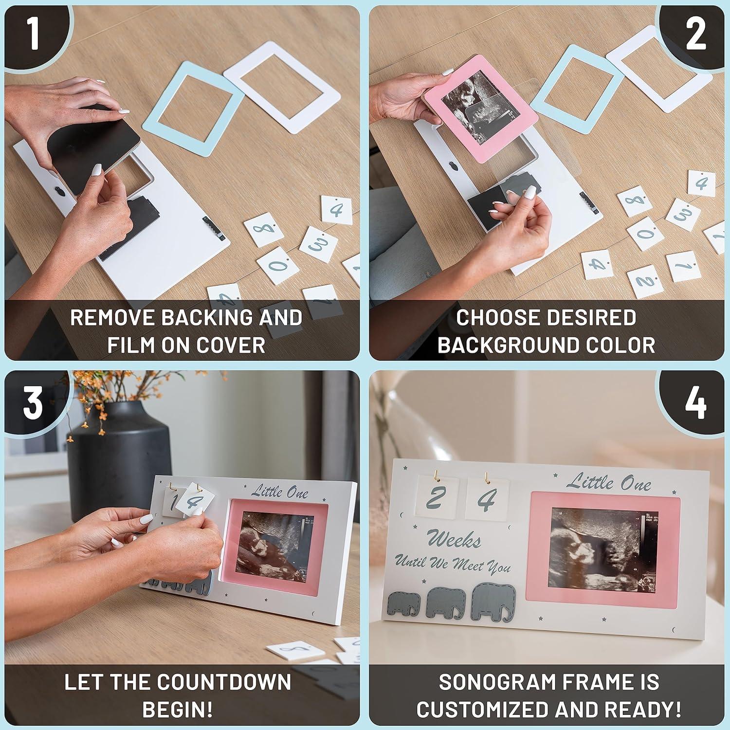 Baby First Scan Picture Frame - Ultrasound Image Frame Gifts for ...