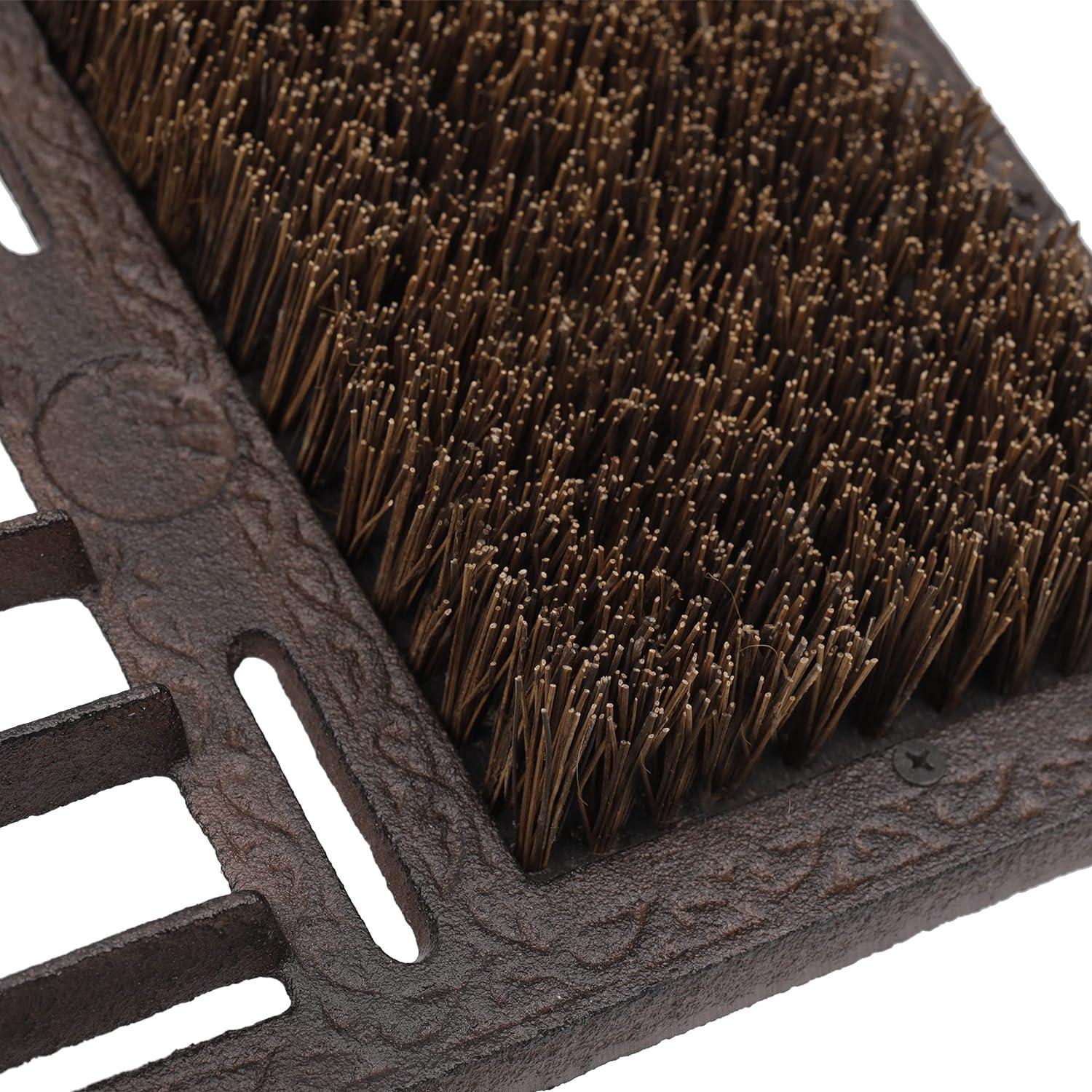 Relaxdays Cast Iron Boot Jack Scraper Large Brush | Antique Outdoor ...