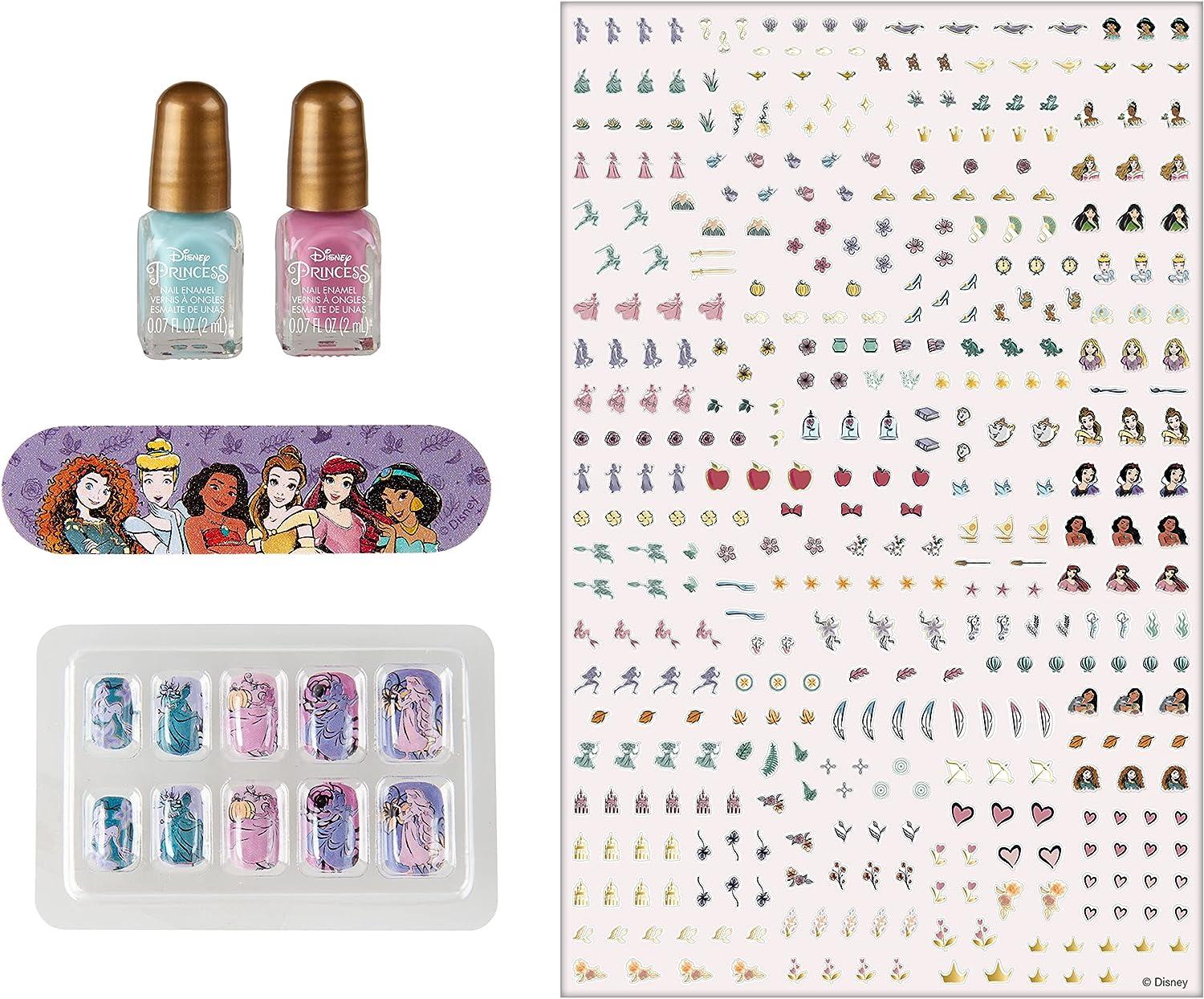 Disney Princess Nail Design Activity Set - 400+ Decals, Stickers ...