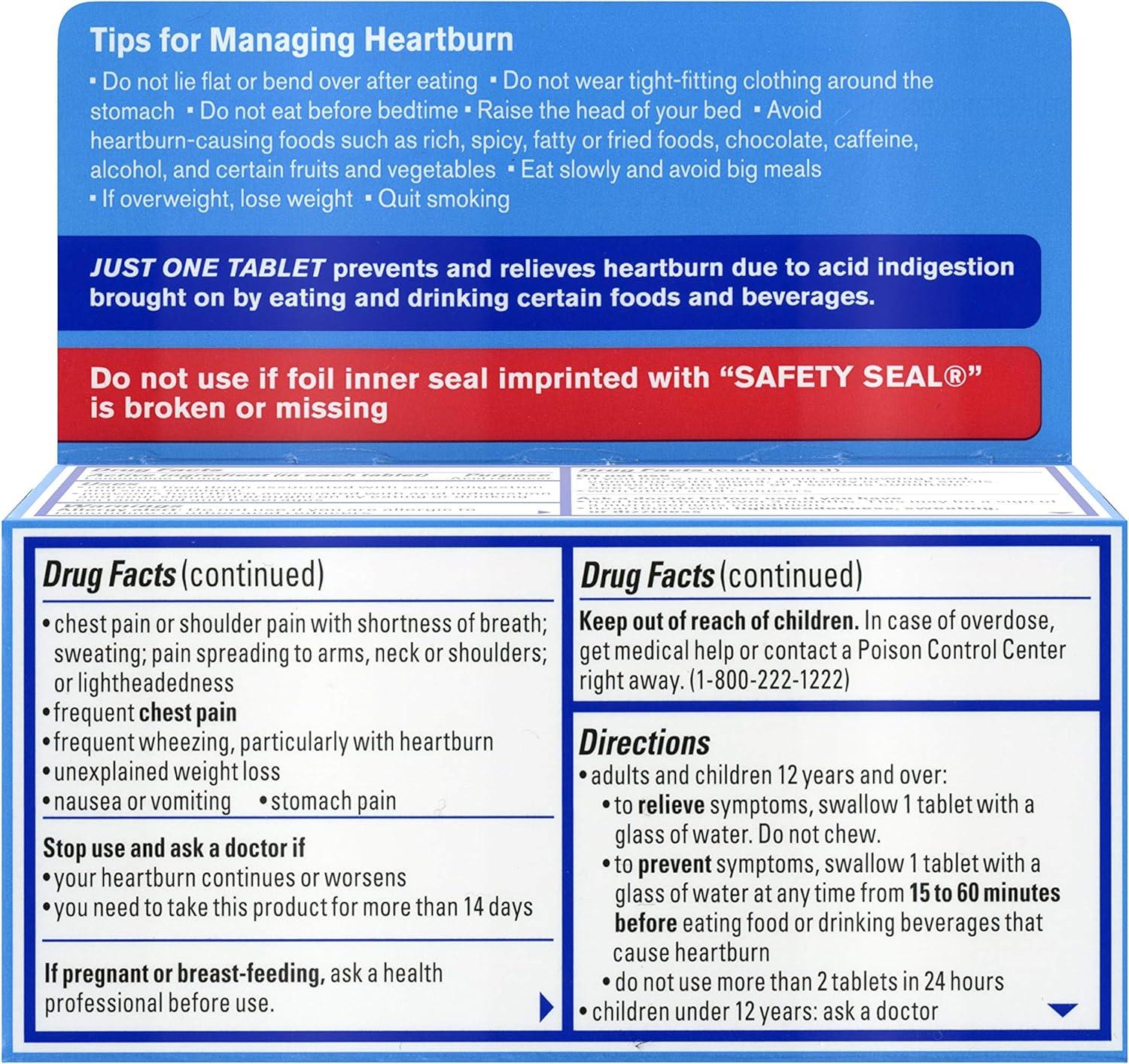 Pepcid AC Original Strength 10mg Famotidine - 90 ct - Heartburn ...