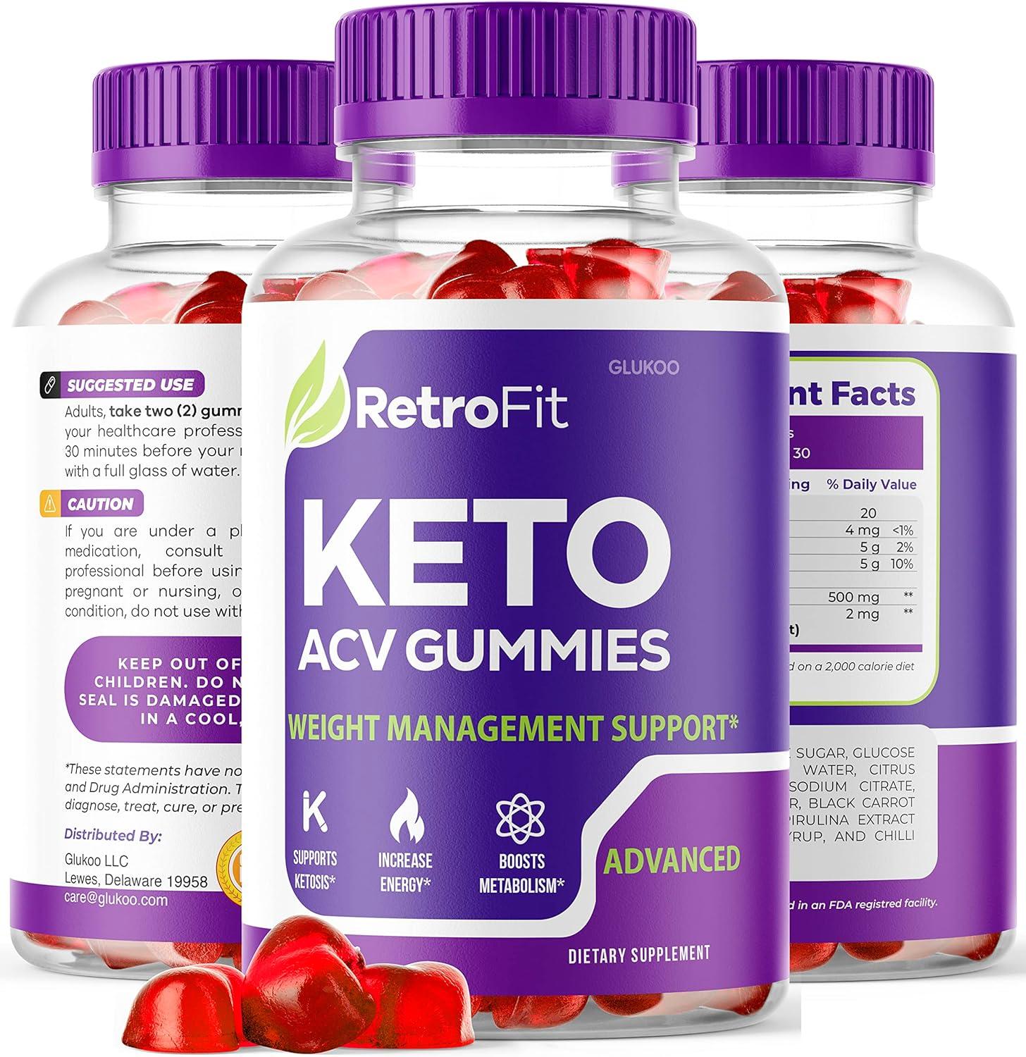 Retrofit Keto Gummies for Weight Loss - 30 Day Supply with Acv - Retro Fit Keto Plus | Buy Now ...
