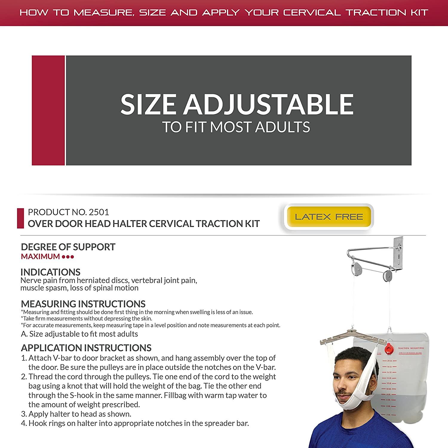 OTC Cervical Traction Kit for Neck Pain Relief and Herniated Discs ...