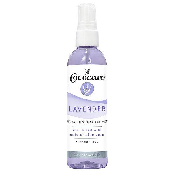 Cococare Hydrating Facial Mist with Lavender - 4 fl oz for Refreshing ...