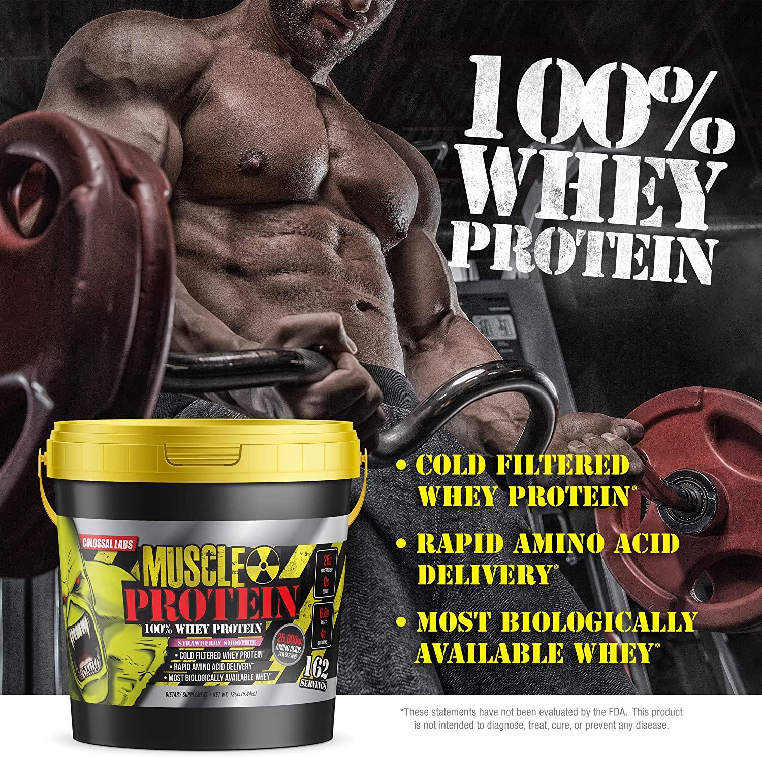 GL Colossal Labs Monster Muscle Protein (12 Pound (Pack of 1 ...