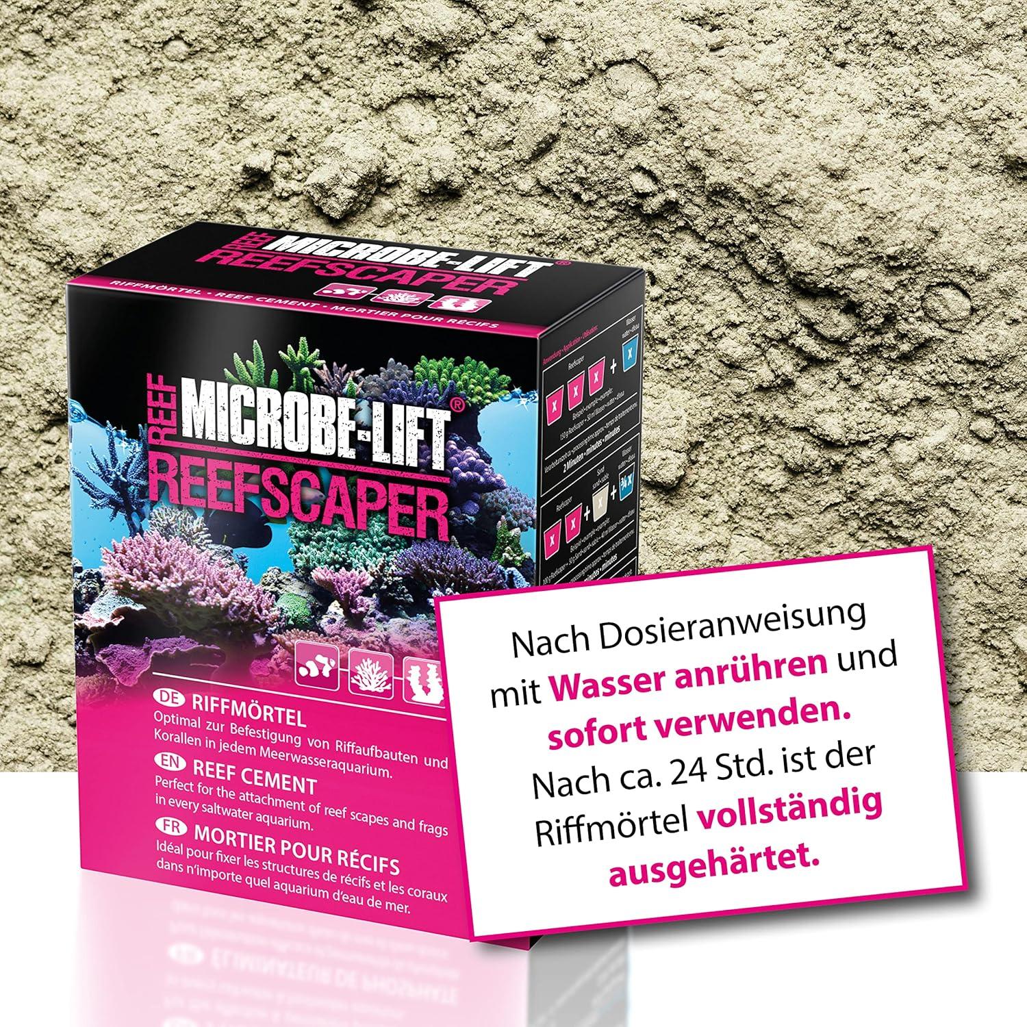 Microbe Lift Reefscaper - 500g | Professional Reef Mortar for Stable ...
