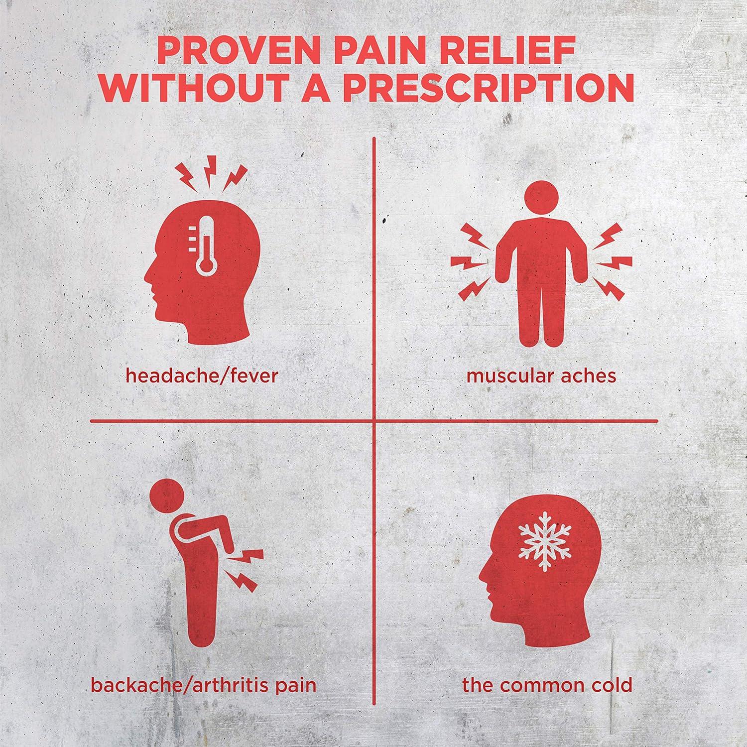 GoodSense Extra Strength Pain Relief - 500 mg Acetaminophen Caplets 100 ...