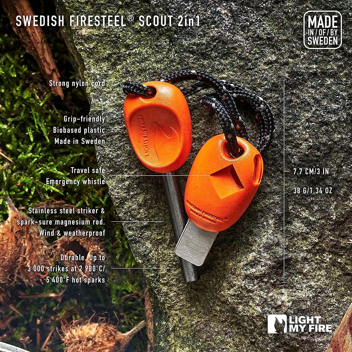 Light my Fire Firesteel Scout - Swedish Flint and Steel Starter Kit ...